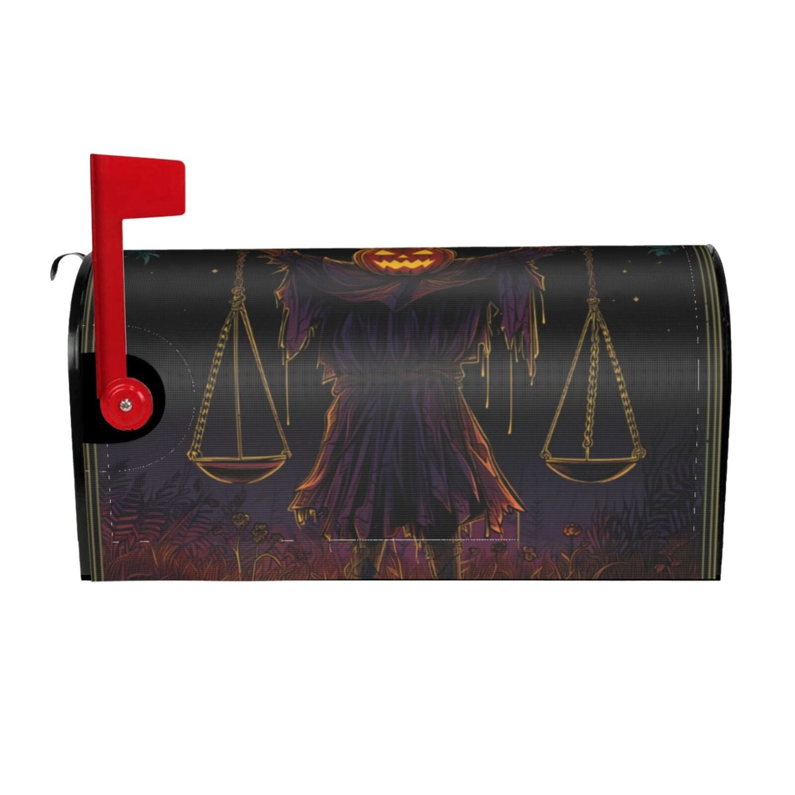 Mailbox Covers Magnetic Standard Size - Halloween Pumpkin Scales ...