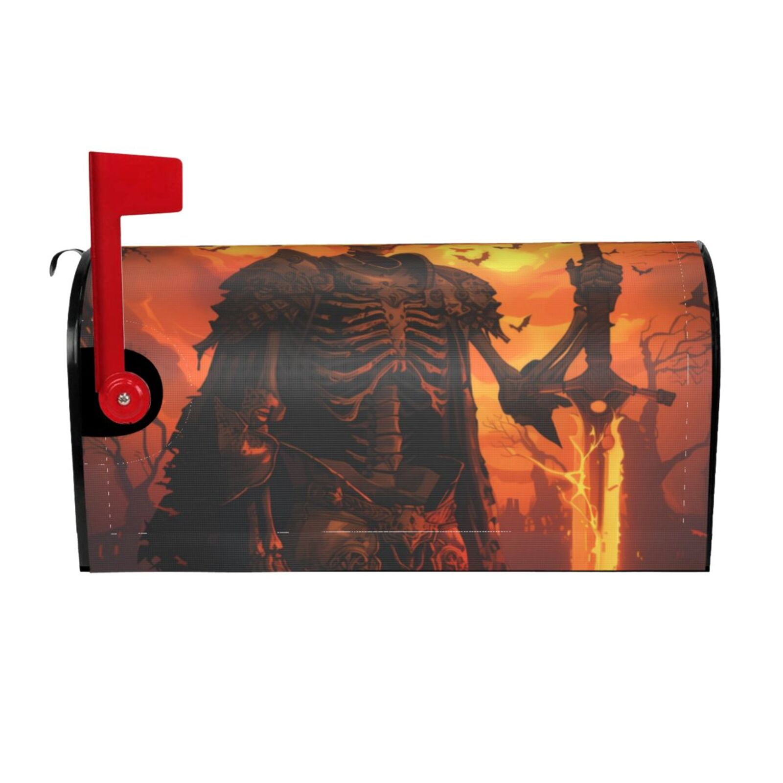 Mailbox Covers Magnetic Standard Size - Halloween Vintage Skeleton ...