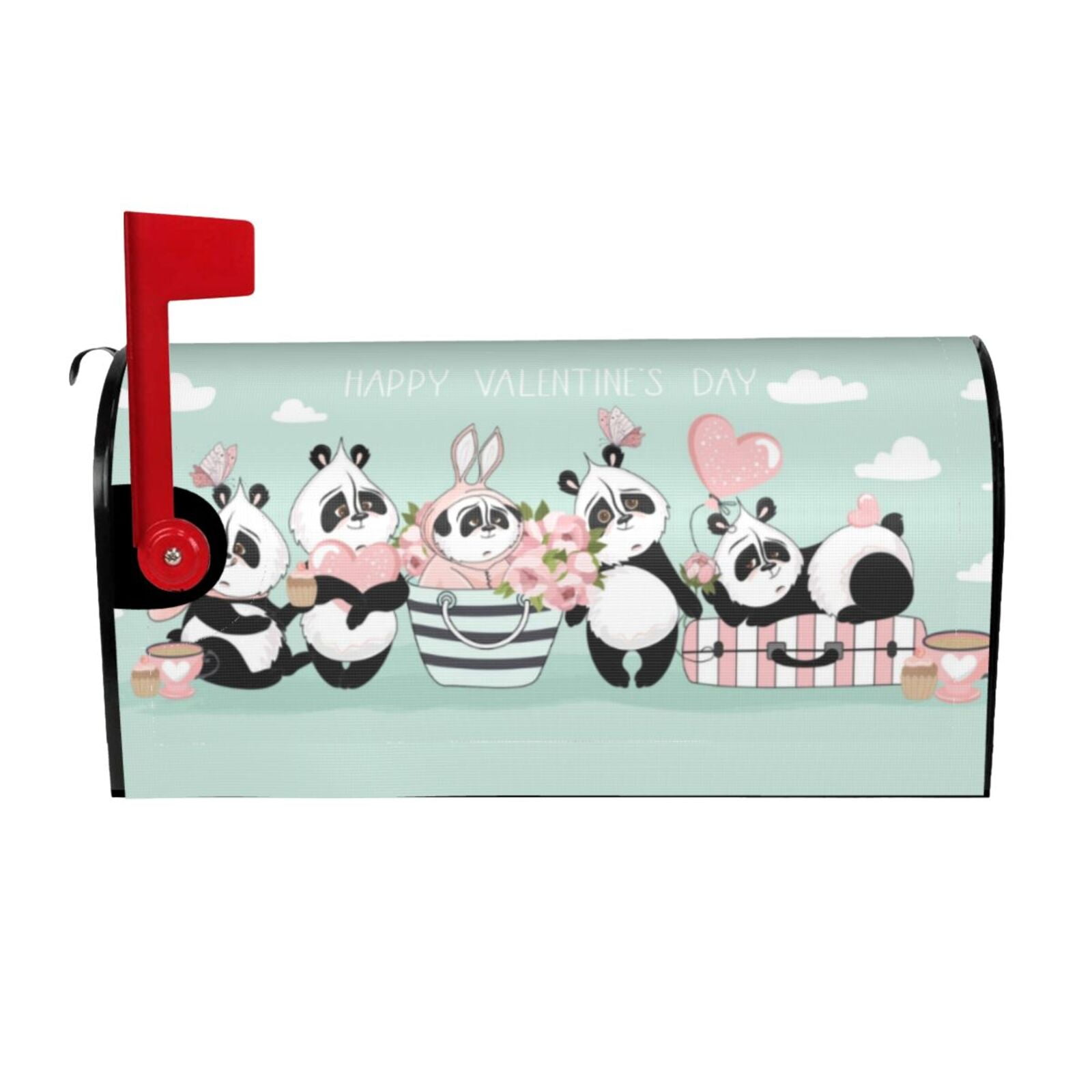 Mailbox Covers Magnetic Standard Size - Happy Valentine's Day，Cute ...