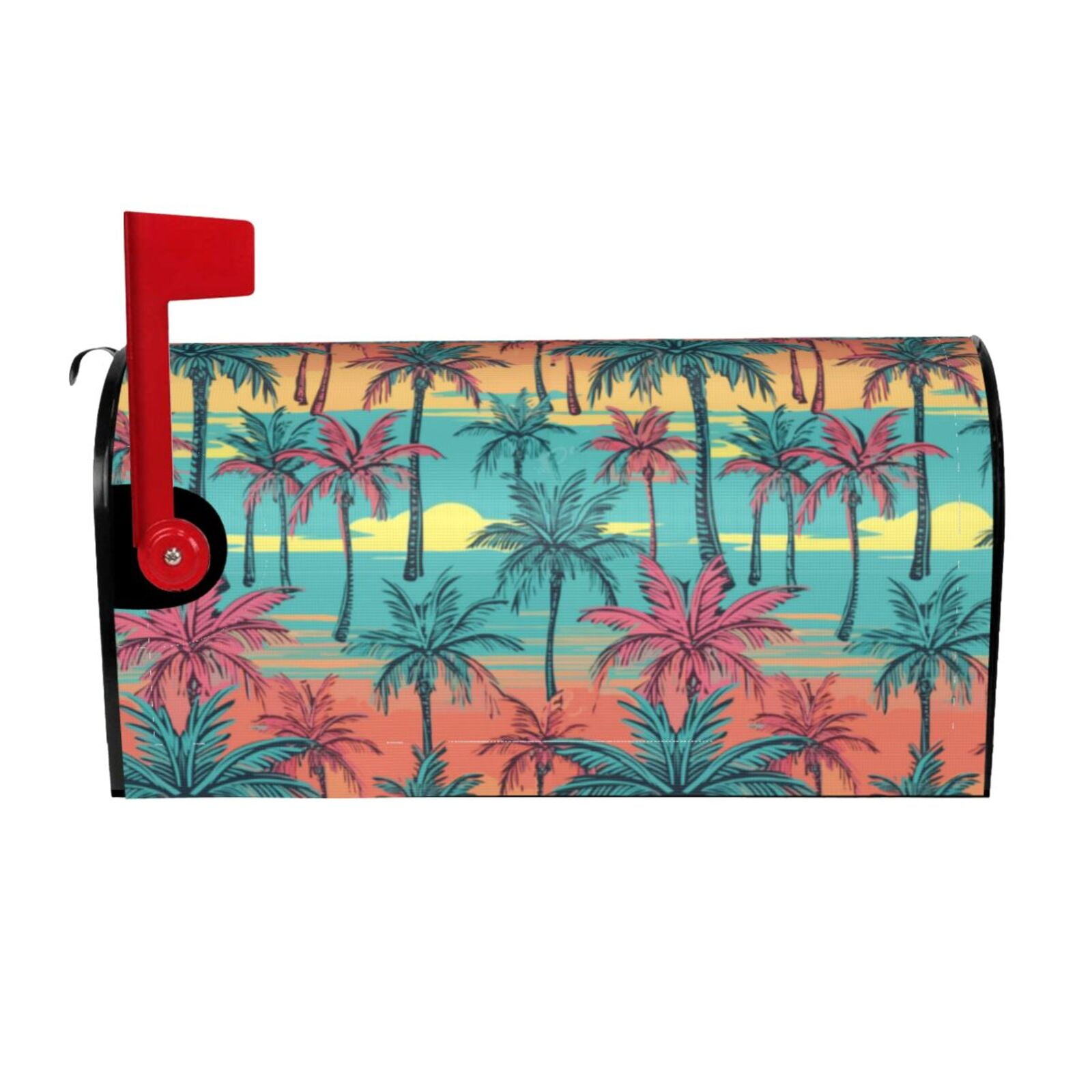 Mailbox Covers Magnetic Standard Size - Hawaii Palms Waterproof Mailbox ...