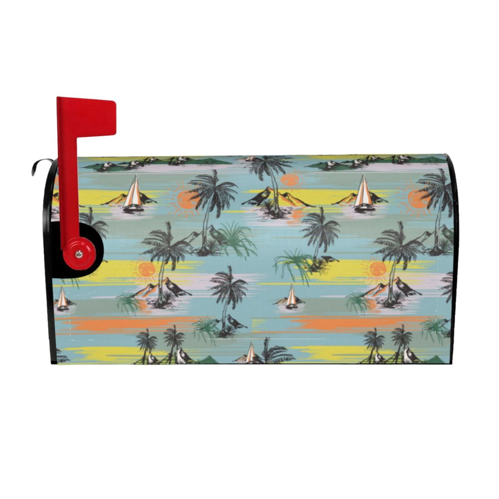 Mailbox Covers Magnetic Standard Size - Hawaiian Style No.1077 ...