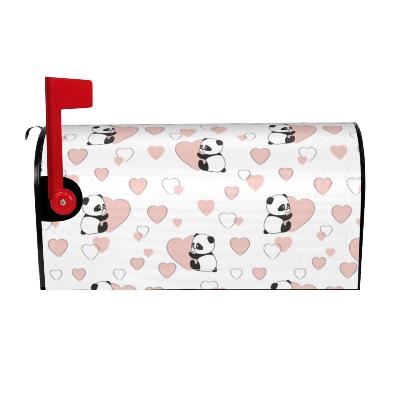Mailbox Covers Magnetic Standard Size - Heart Panda Waterproof Mailbox ...