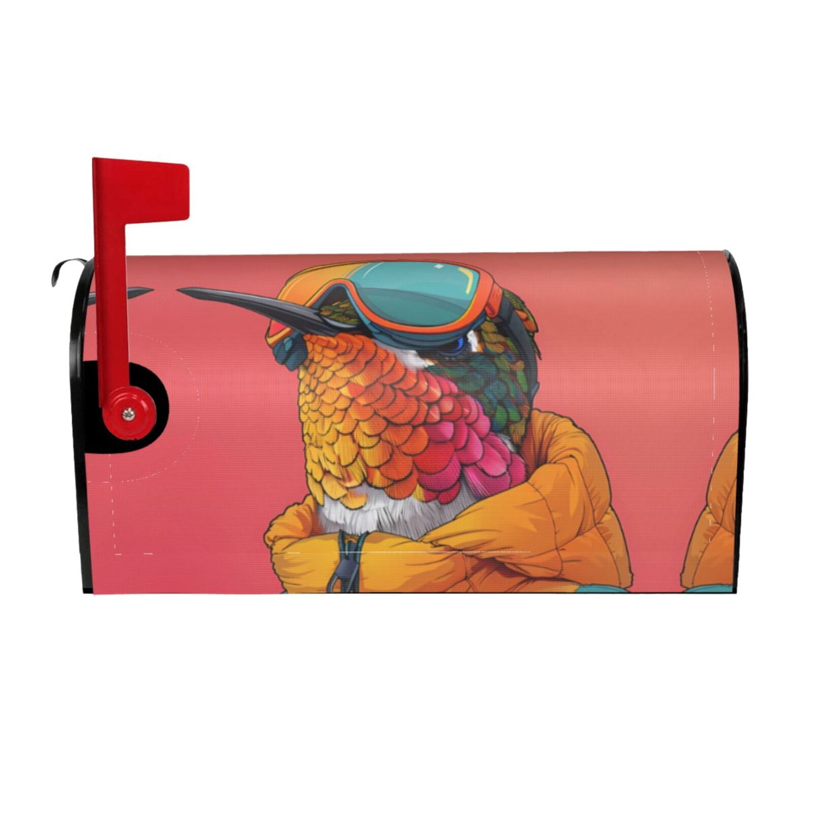 Mailbox Covers Magnetic Standard Size - Hip Hummingbird In Jacket ...