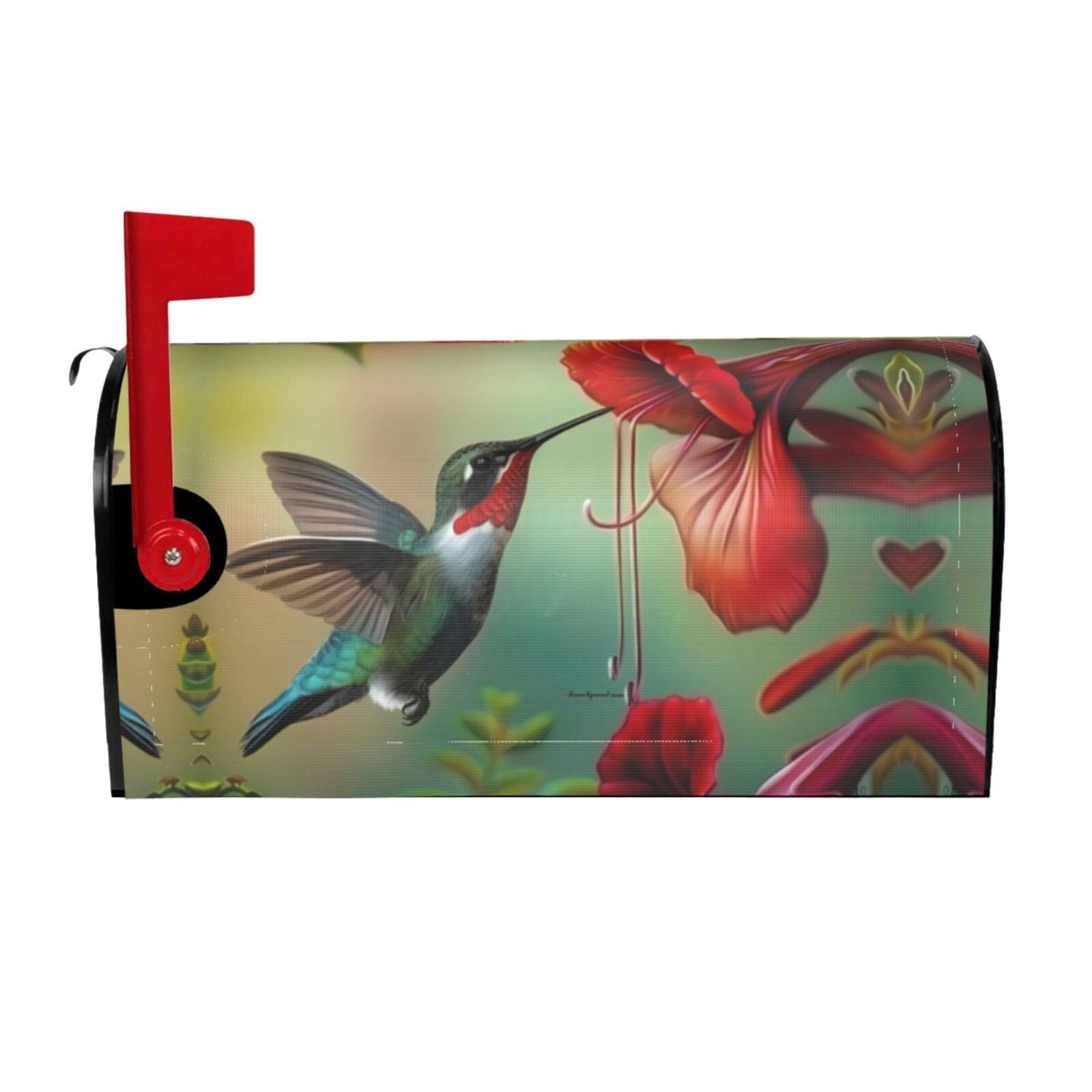 Mailbox Covers Magnetic Standard Size - Hummingbird Floral Paradise ...