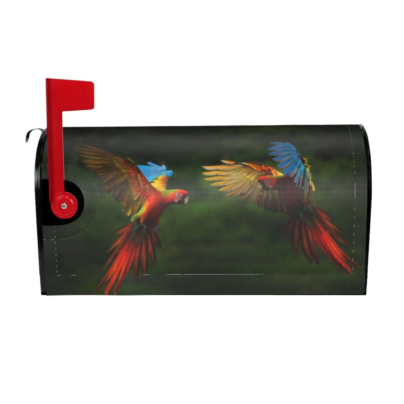 Mailbox Covers Magnetic Standard Size - Hybrid Parrot in the Forest ...