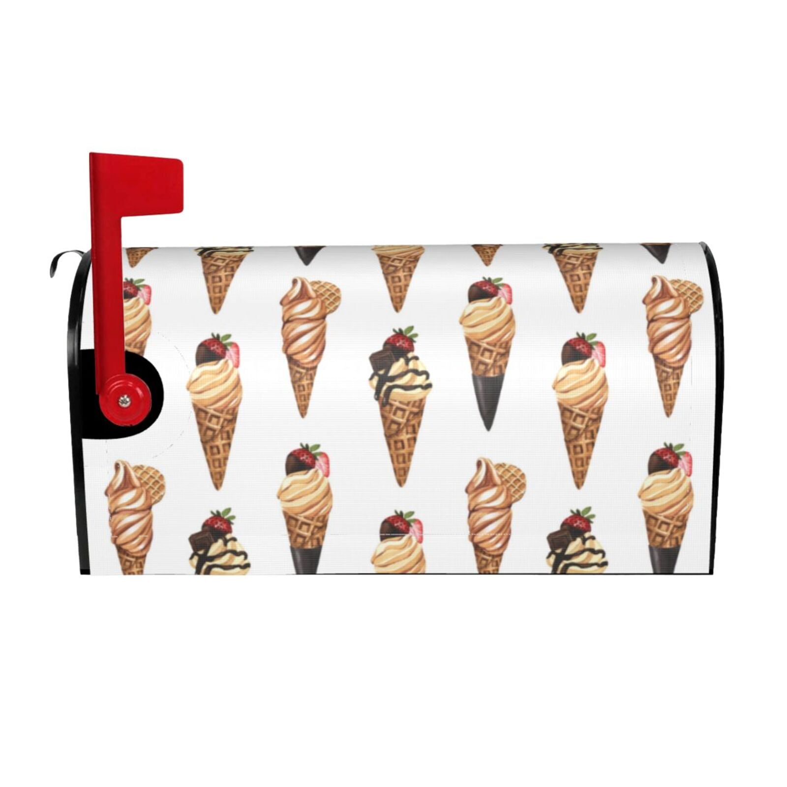 Mailbox Covers Magnetic Standard Size - Ice Cream No.J9041 Waterproof ...