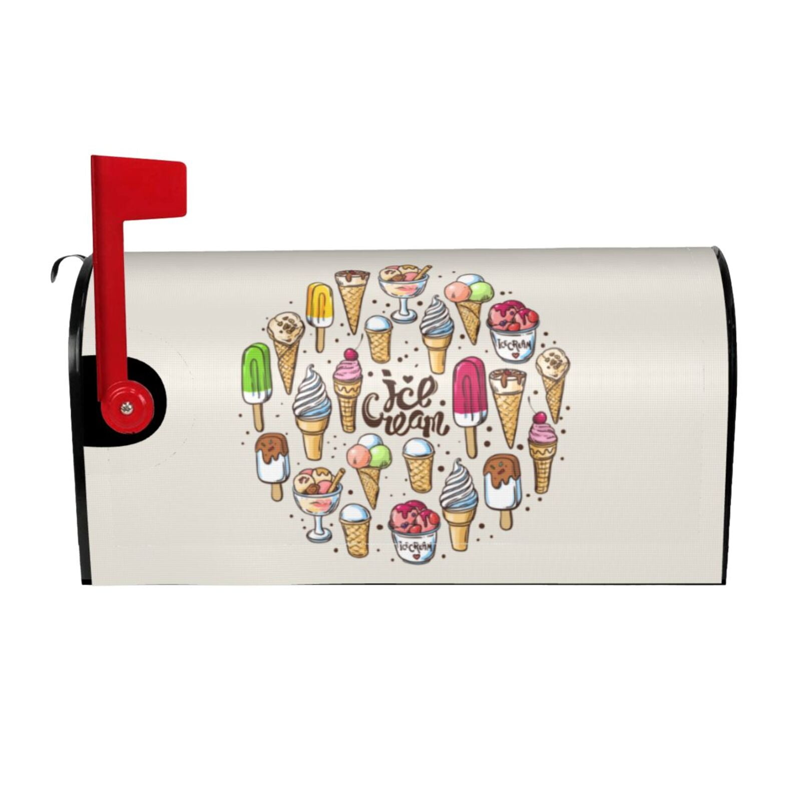 Mailbox Covers Magnetic Standard Size - Ice Cream Waterproof Mailbox ...