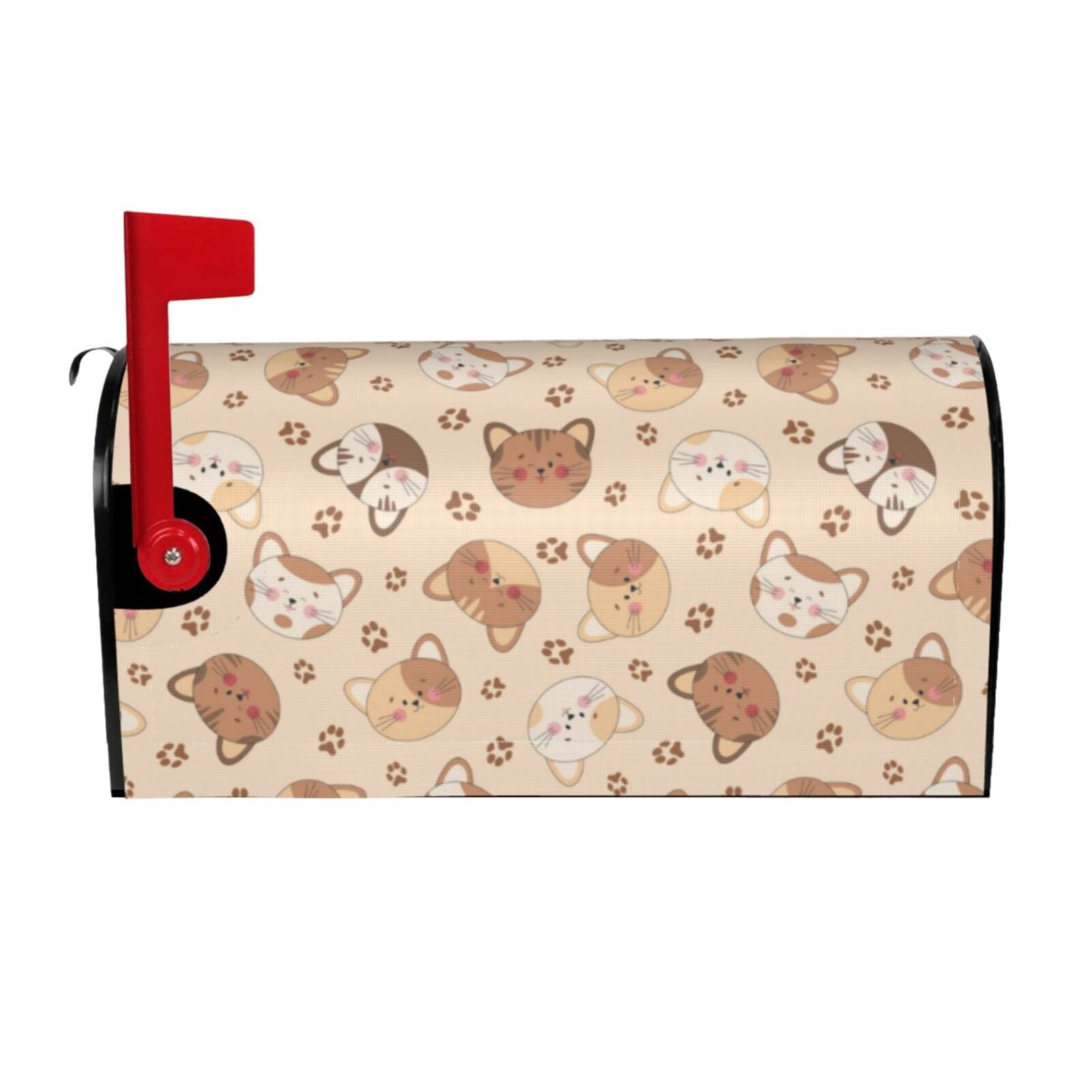 Mailbox Covers Magnetic Standard Size - Kawaii Cartoon Cat Face ...