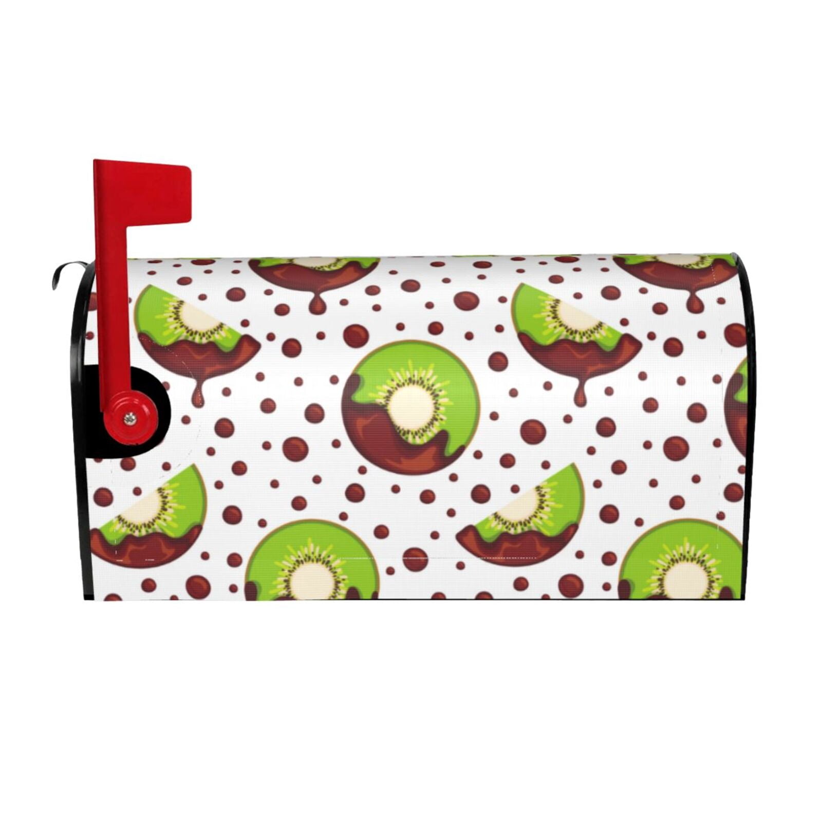 Mailbox Covers Magnetic Standard Size - Kiwi Chocolate Print Waterproof ...