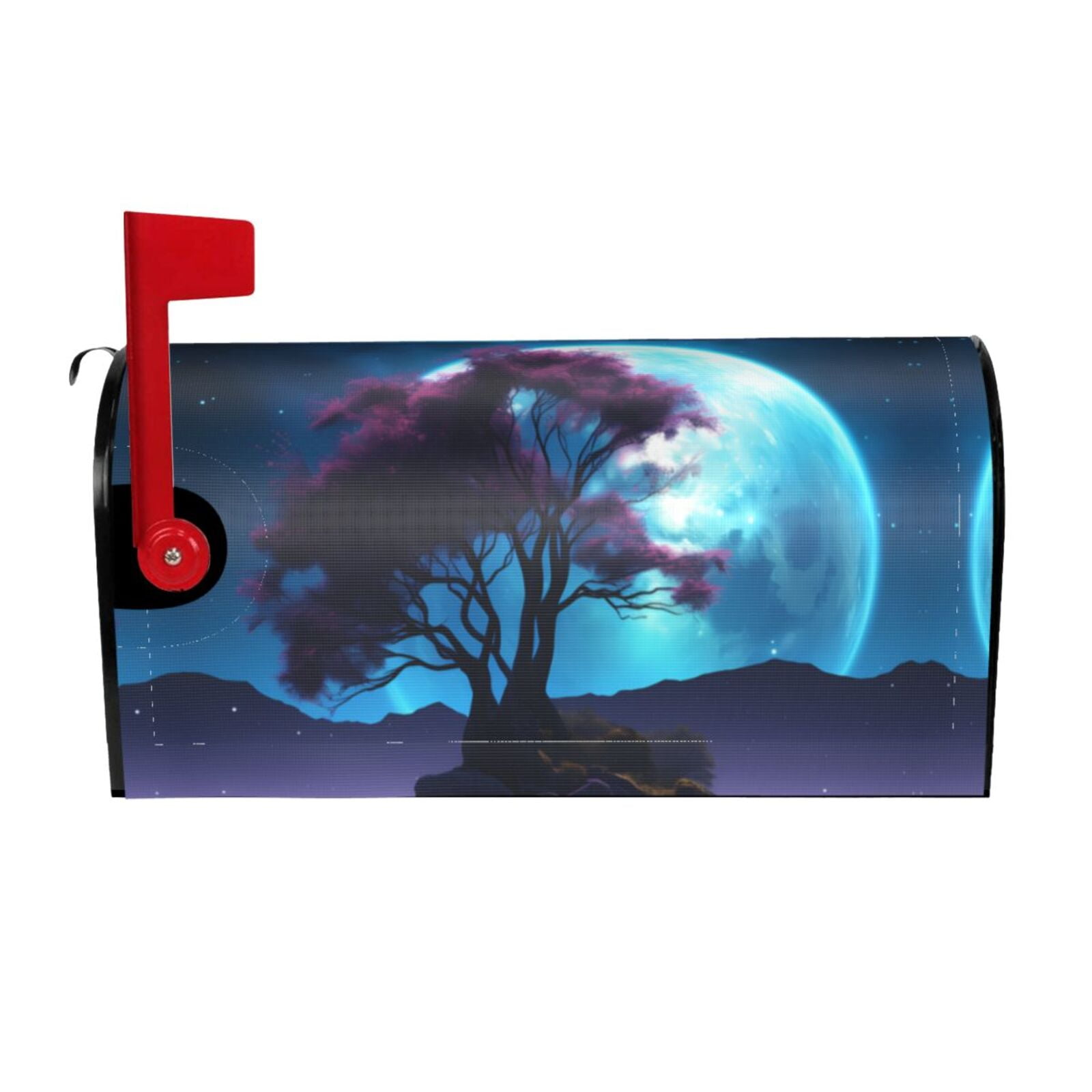 Mailbox Covers Magnetic Standard Size - Lakeside Tree Blue Moon ...