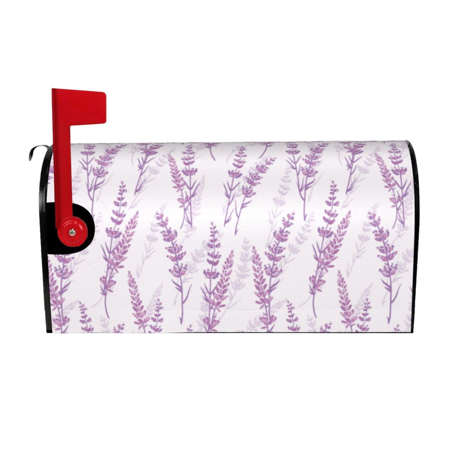 Mailbox Covers Magnetic Standard Size - Lavender Flowers Pink ...