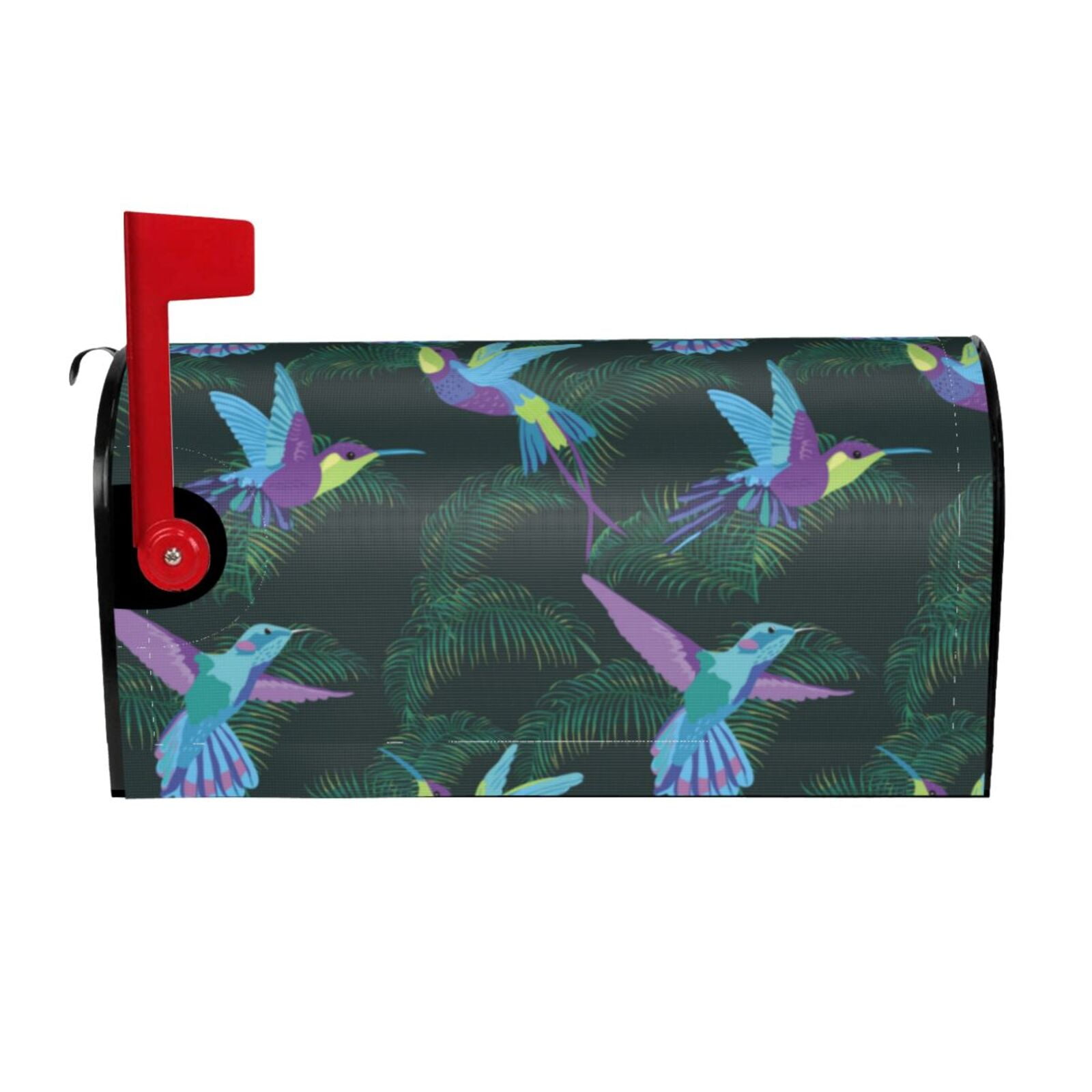 Mailbox Covers Magnetic Standard Size - Leafy Hummingbird Waterproof ...