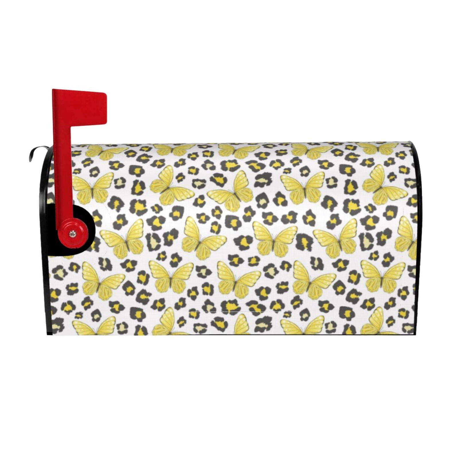 Mailbox Covers Magnetic Standard Size - Leopard And Butterfly ...