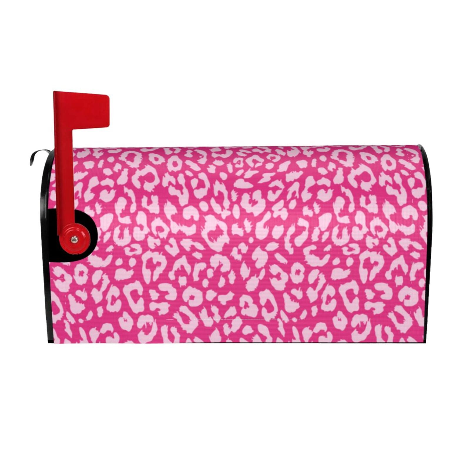 Mailbox Covers Magnetic Standard Size - Leopard pink Waterproof Mailbox ...