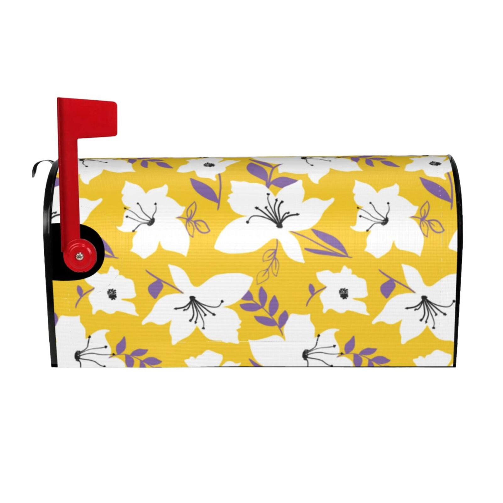 Mailbox Covers Magnetic Standard Size - Lilies Flowers Yellow ...