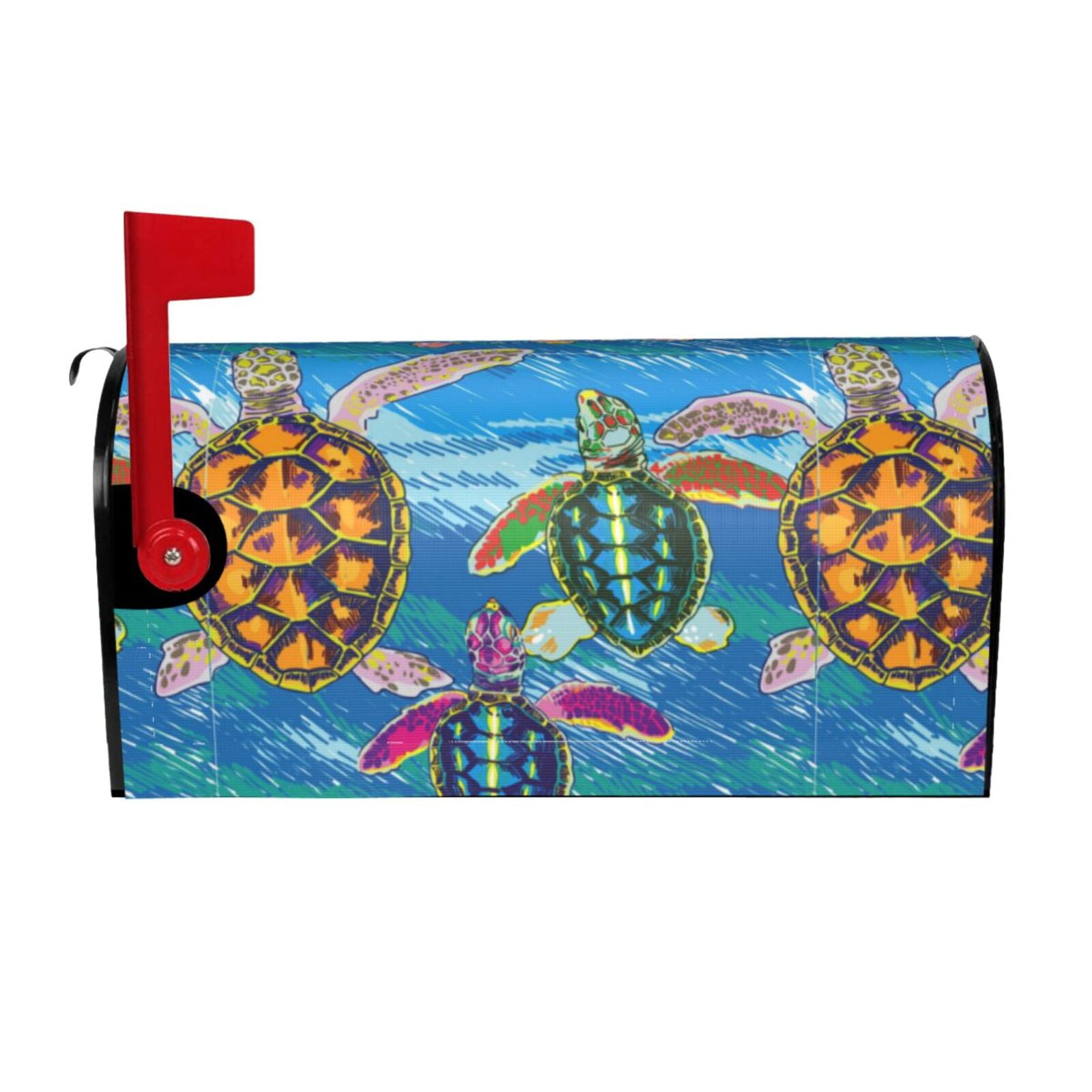 Mailbox Covers Magnetic Standard Size - Little Sea Turtles Waterproof ...