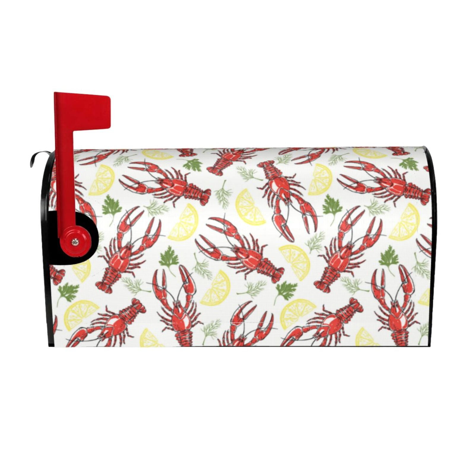 Mailbox Covers Magnetic Standard Size - Lobster Cilantro Lemon ...
