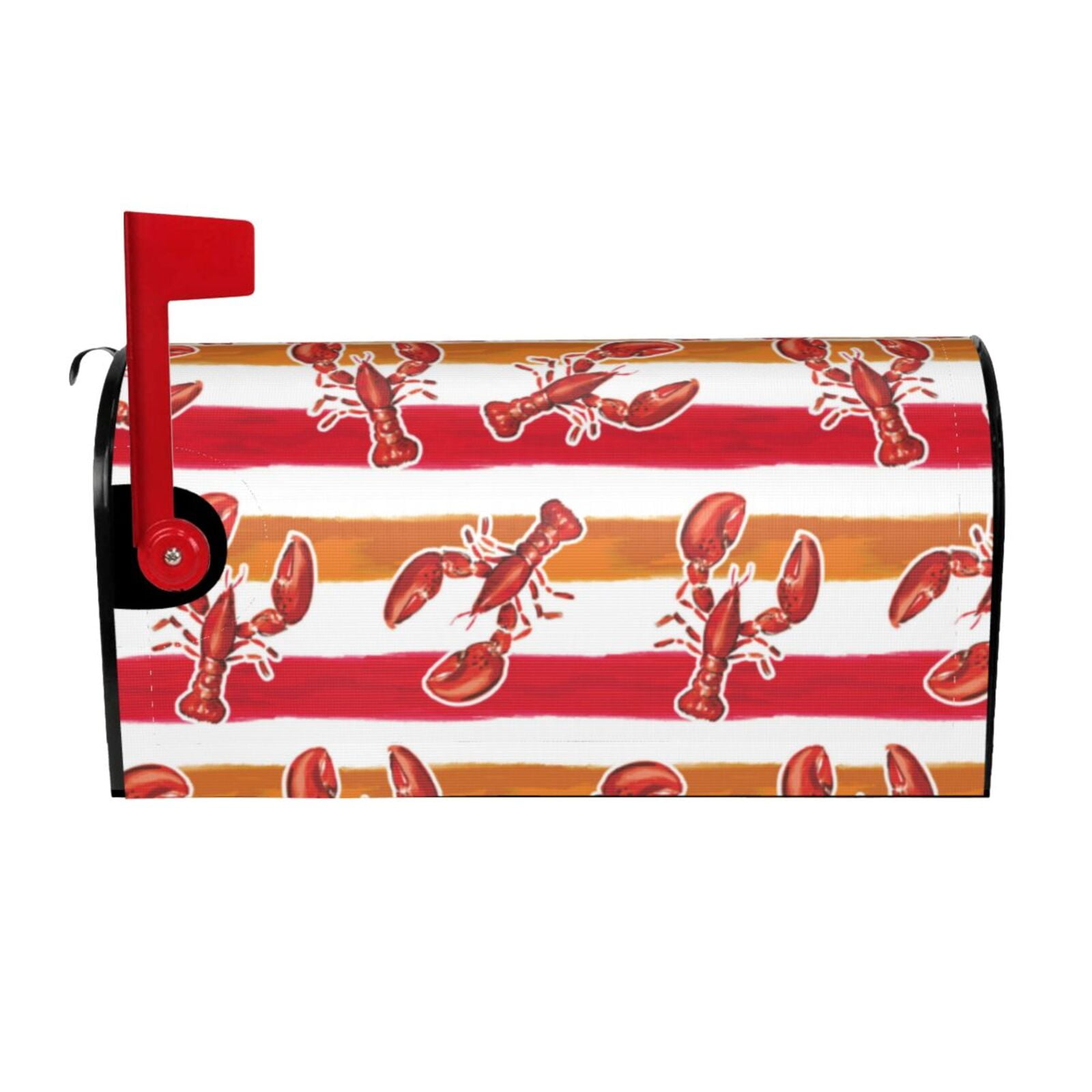 Mailbox Covers Magnetic Standard Size - Lobster Stripes Waterproof ...