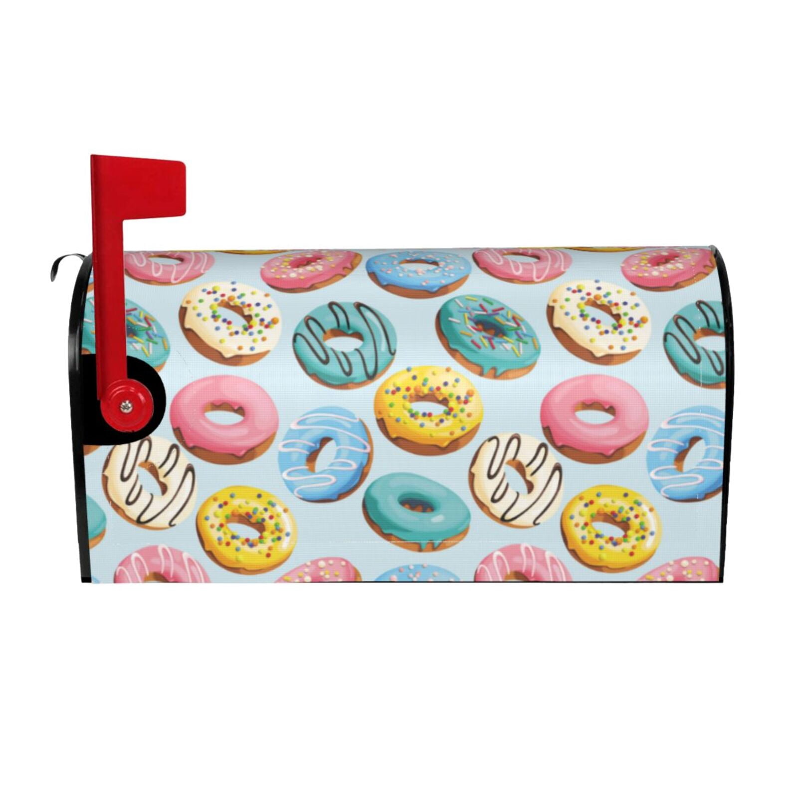 Mailbox Covers Magnetic Standard Size - Macaroon Donut Print Waterproof ...