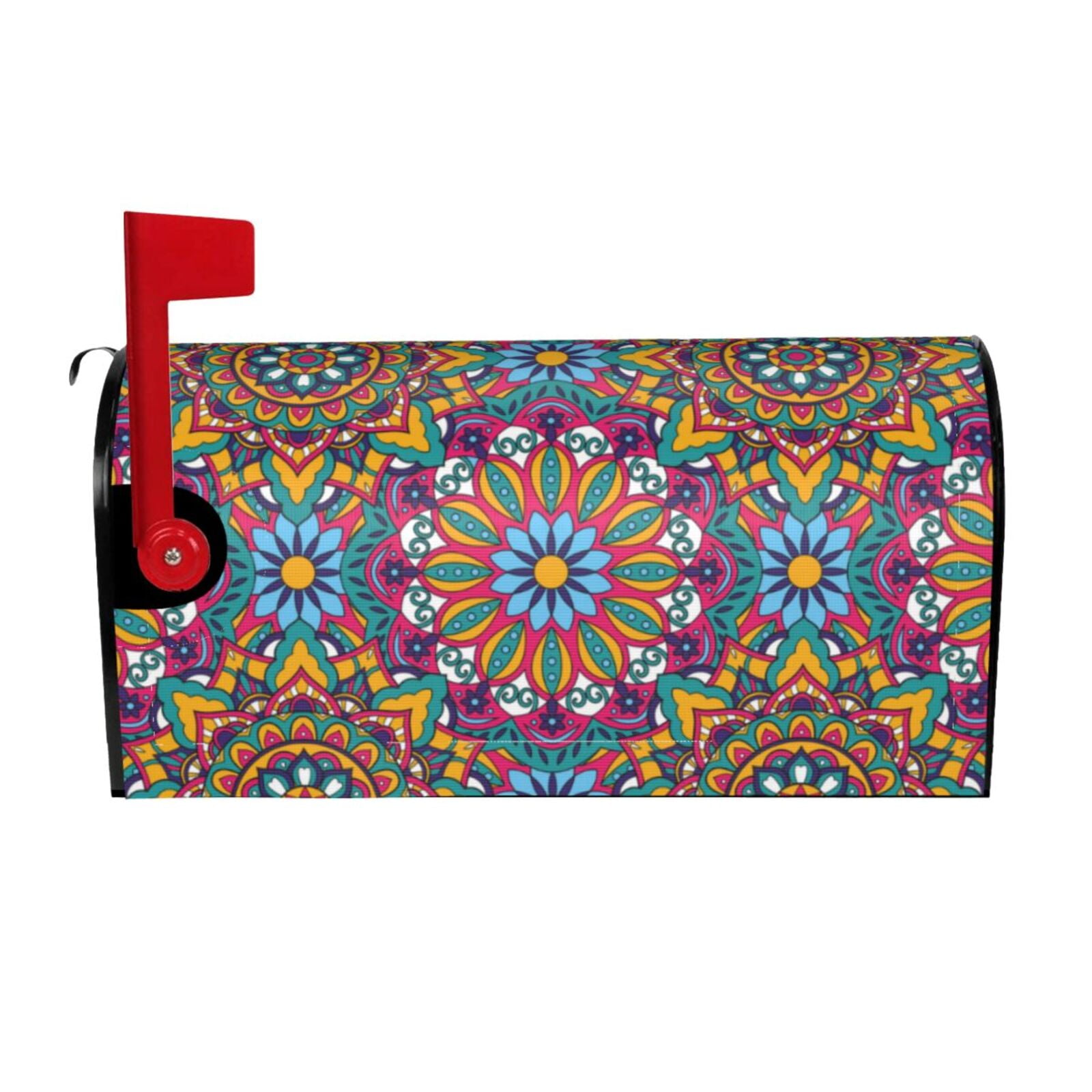Mailbox Covers Magnetic Standard Size - Mandala Waterproof Mailbox ...