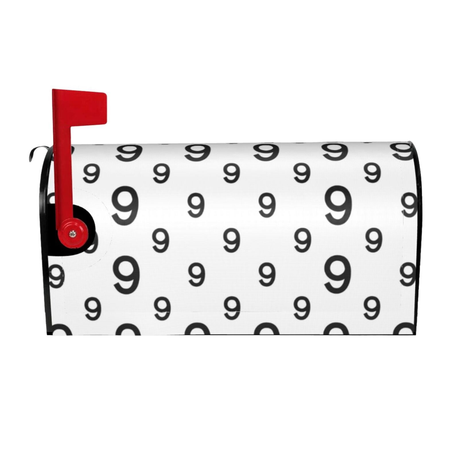 Mailbox Covers Magnetic Standard Size - Math number 9 Print Waterproof ...