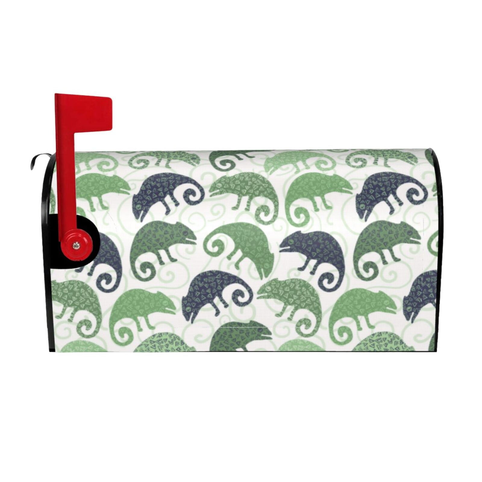 Mailbox Covers Magnetic Standard Size - Minimalist Funny Chameleon ...