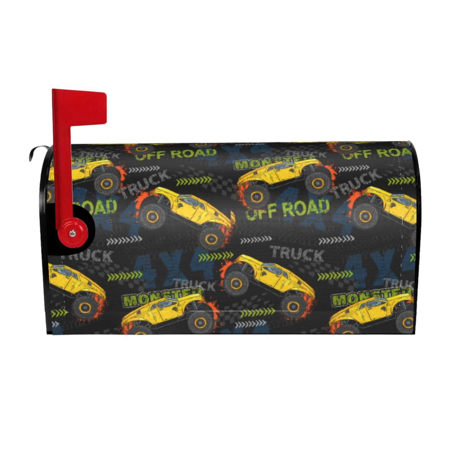 Mailbox Covers Magnetic Standard Size - Monster Truck1 Waterproof ...