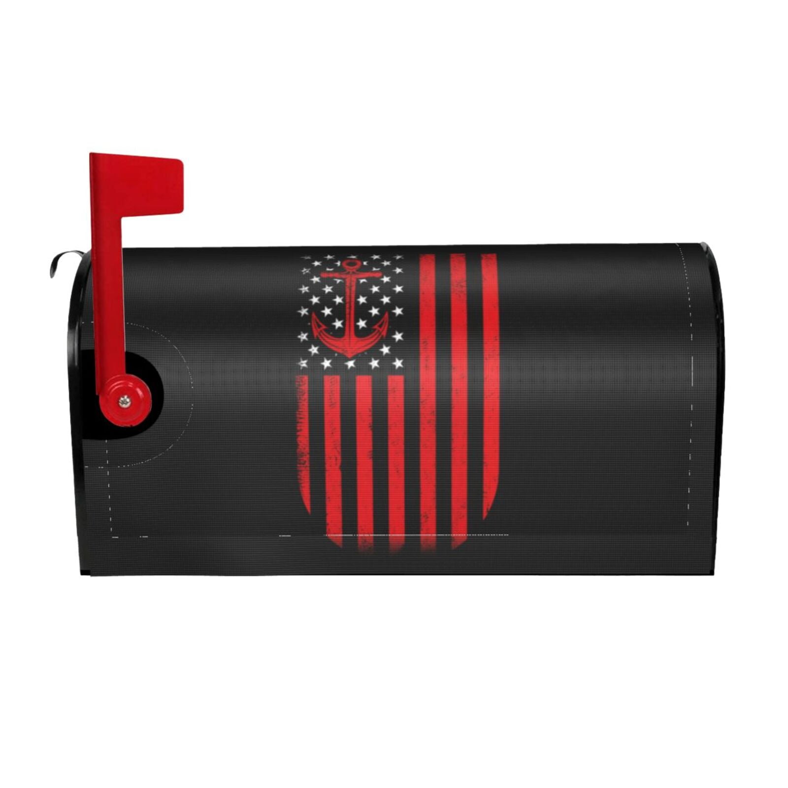 Mailbox Covers Magnetic Standard Size - Nautical American Flag ...