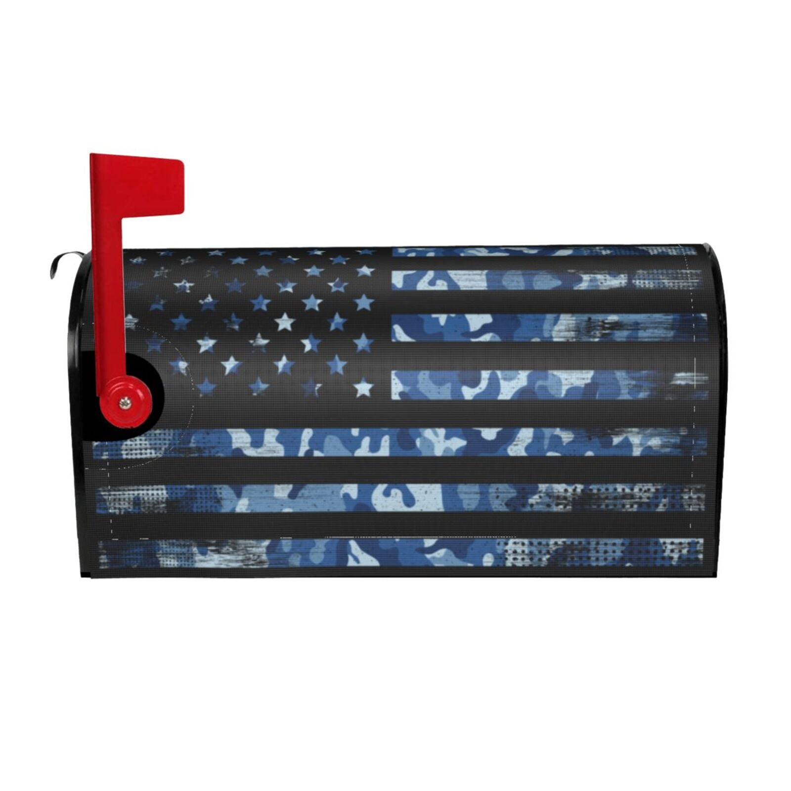 Mailbox Covers Magnetic Standard Size - Navy Camouflage American Flag ...