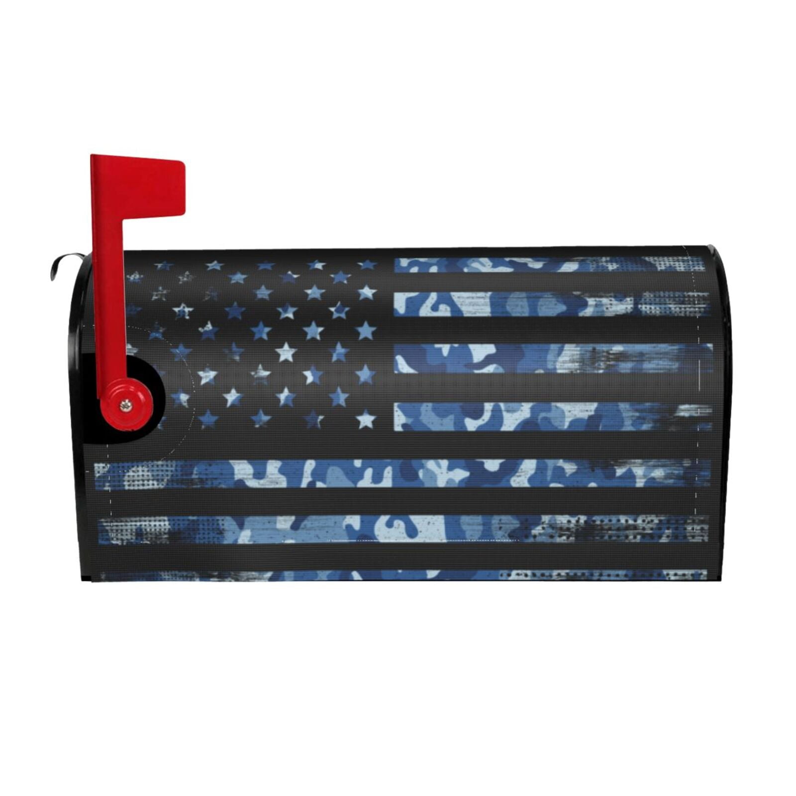 Mailbox Covers Magnetic Standard Size - Navy Camouflage American Flag ...