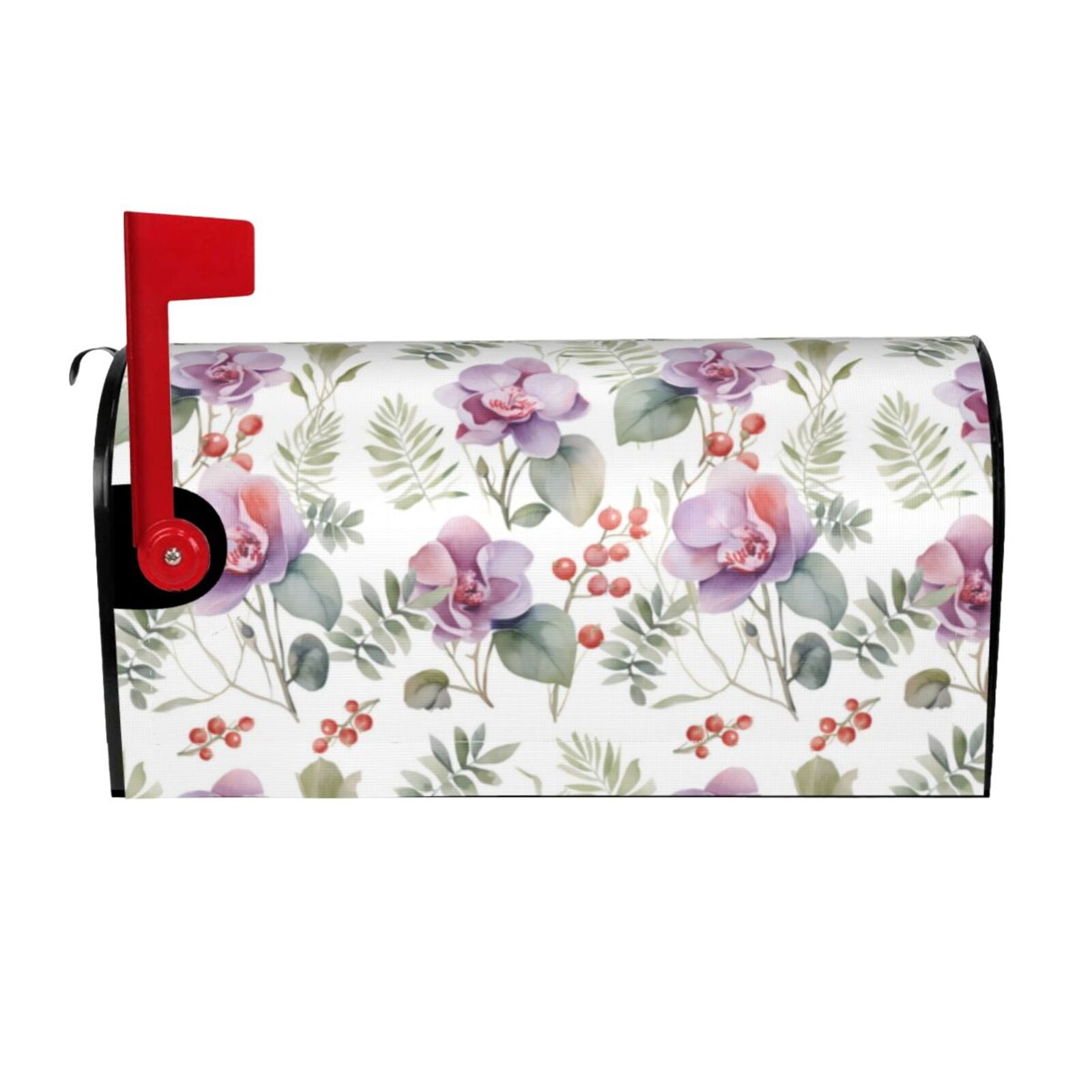 Mailbox Covers Magnetic Standard Size - Orchids Flowers Fruit ...