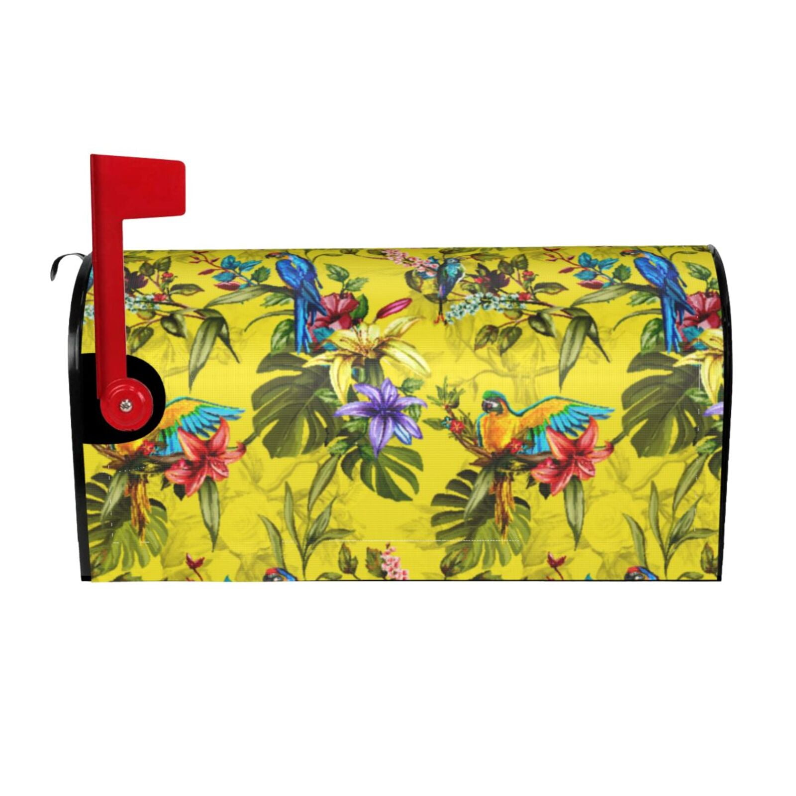Mailbox Covers Magnetic Standard Size - Painted Colorful Cute Parrot ...