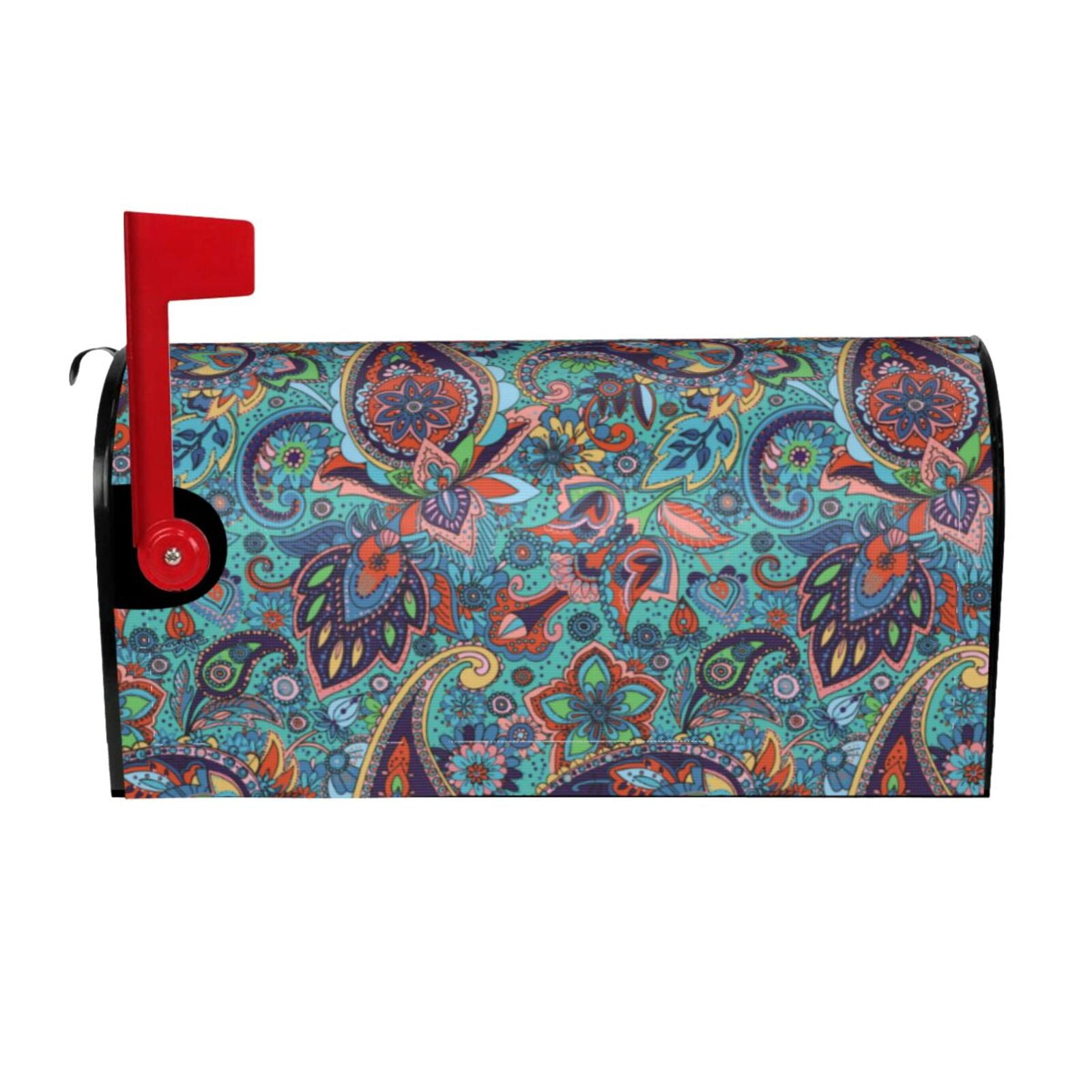 Mailbox Covers Magnetic Standard Size - Paisley Pattern No.9045 ...