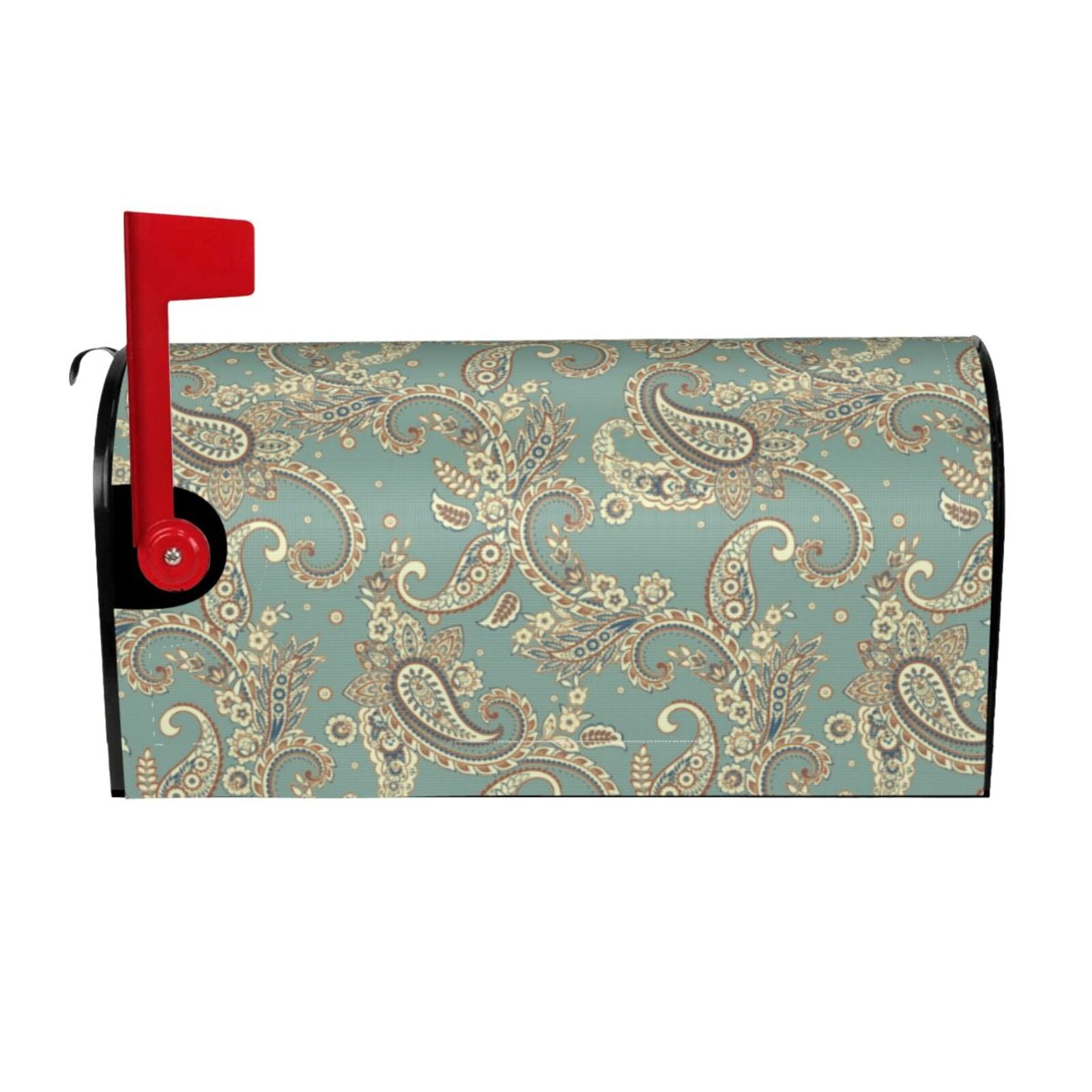 Mailbox Covers Magnetic Standard Size - Paisley Pattern No.9071 ...