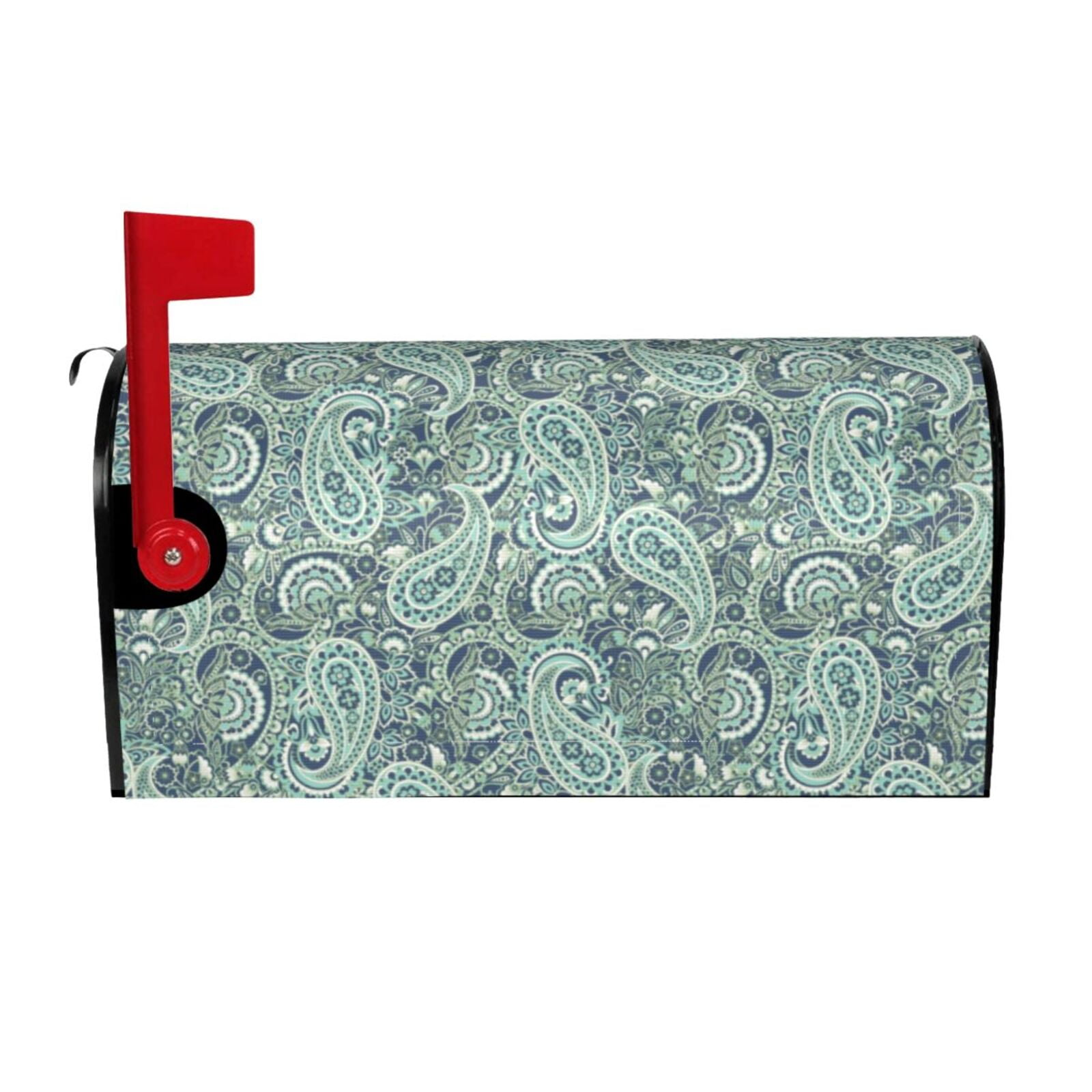 Mailbox Covers Magnetic Standard Size - Paisley Pattern No.9089 ...
