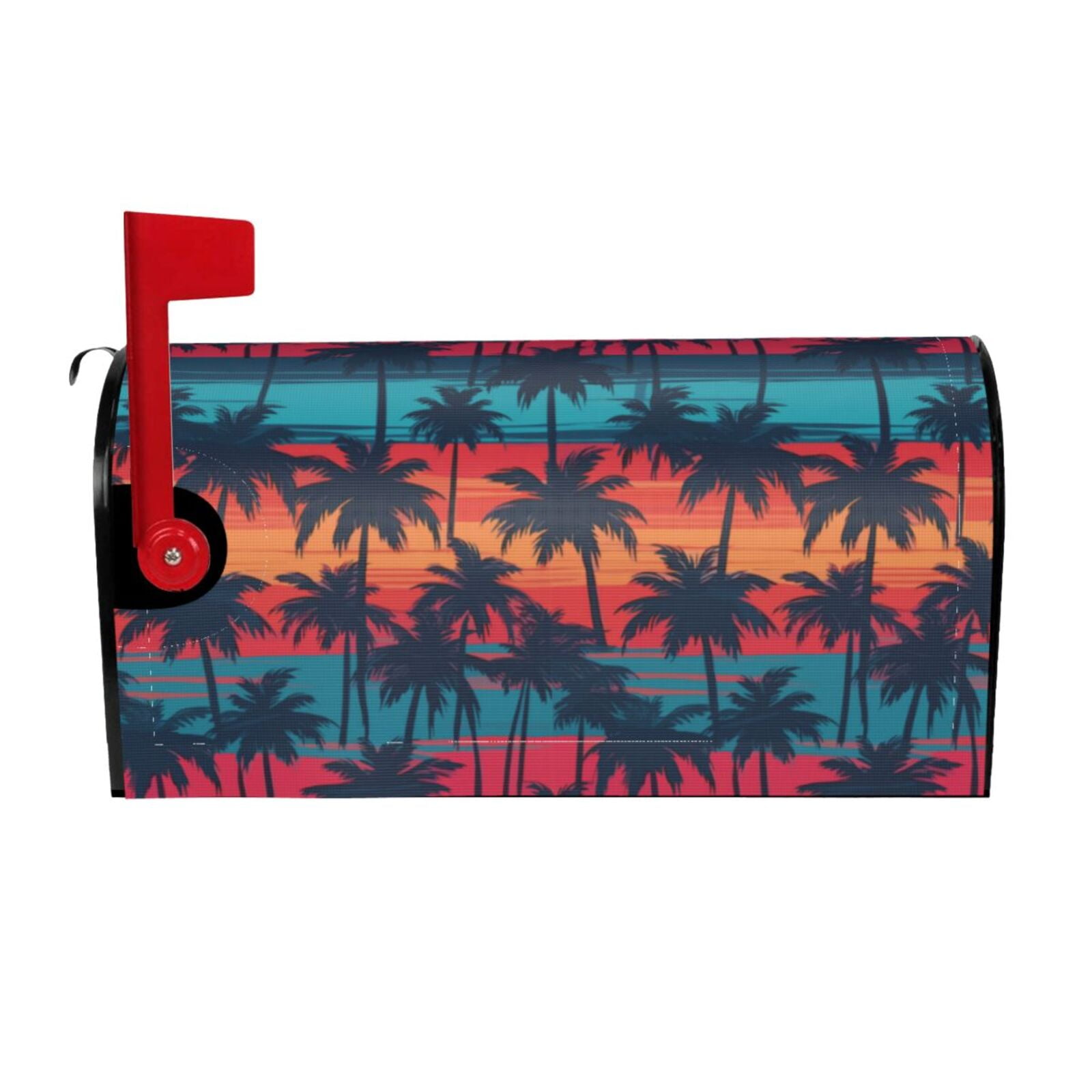 Mailbox Covers Magnetic Standard Size - Palm tree_AN Waterproof Mailbox ...