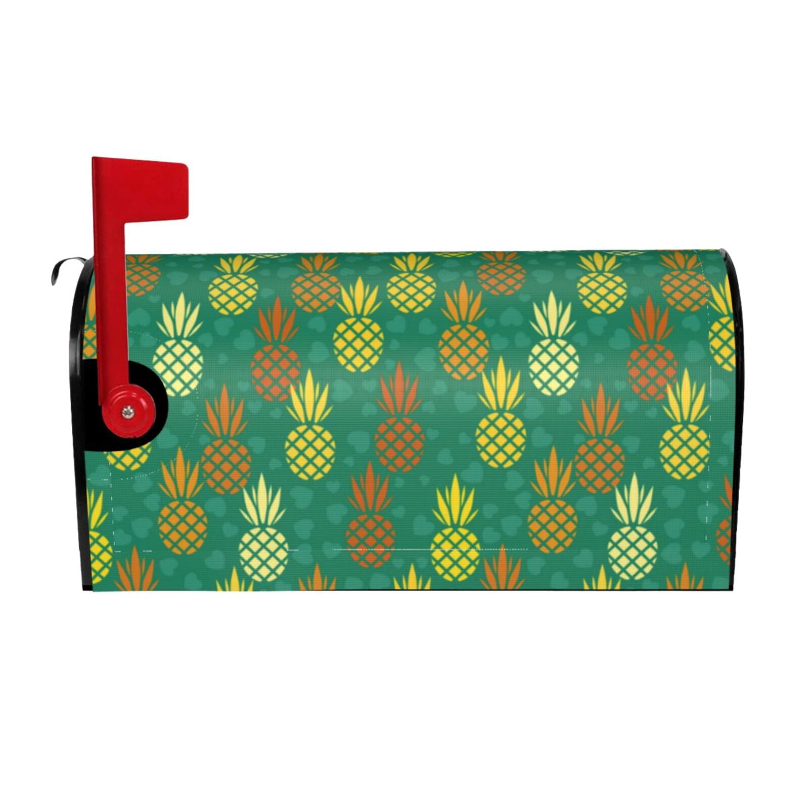 Mailbox Covers Magnetic Standard Size - Pineapples1 Waterproof Mailbox ...