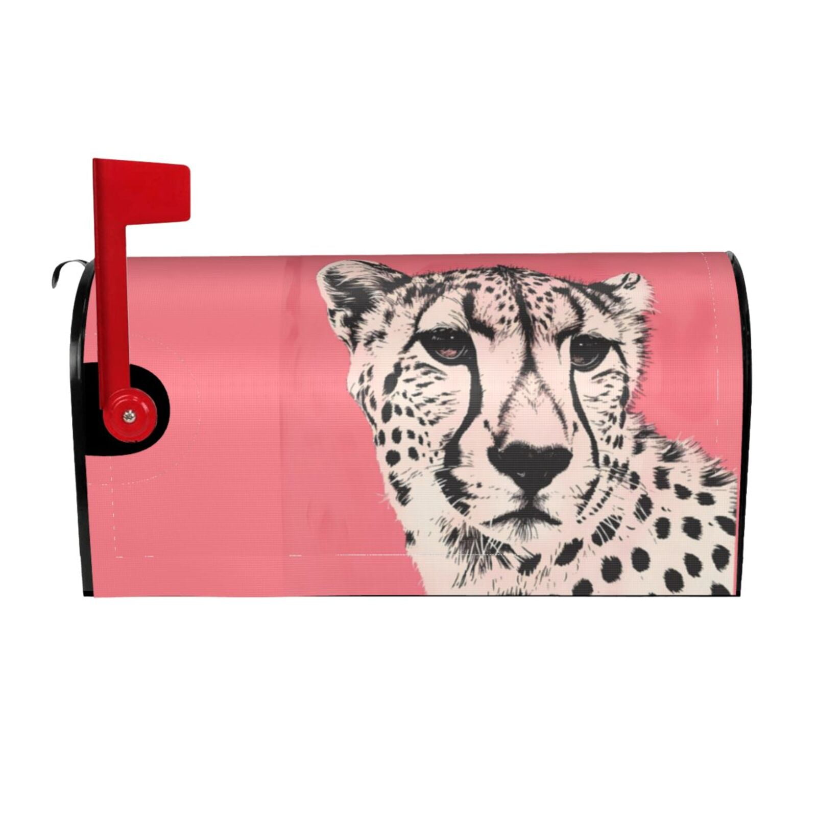 Mailbox Covers Magnetic Standard Size - Pink Cheetah Art Waterproof ...