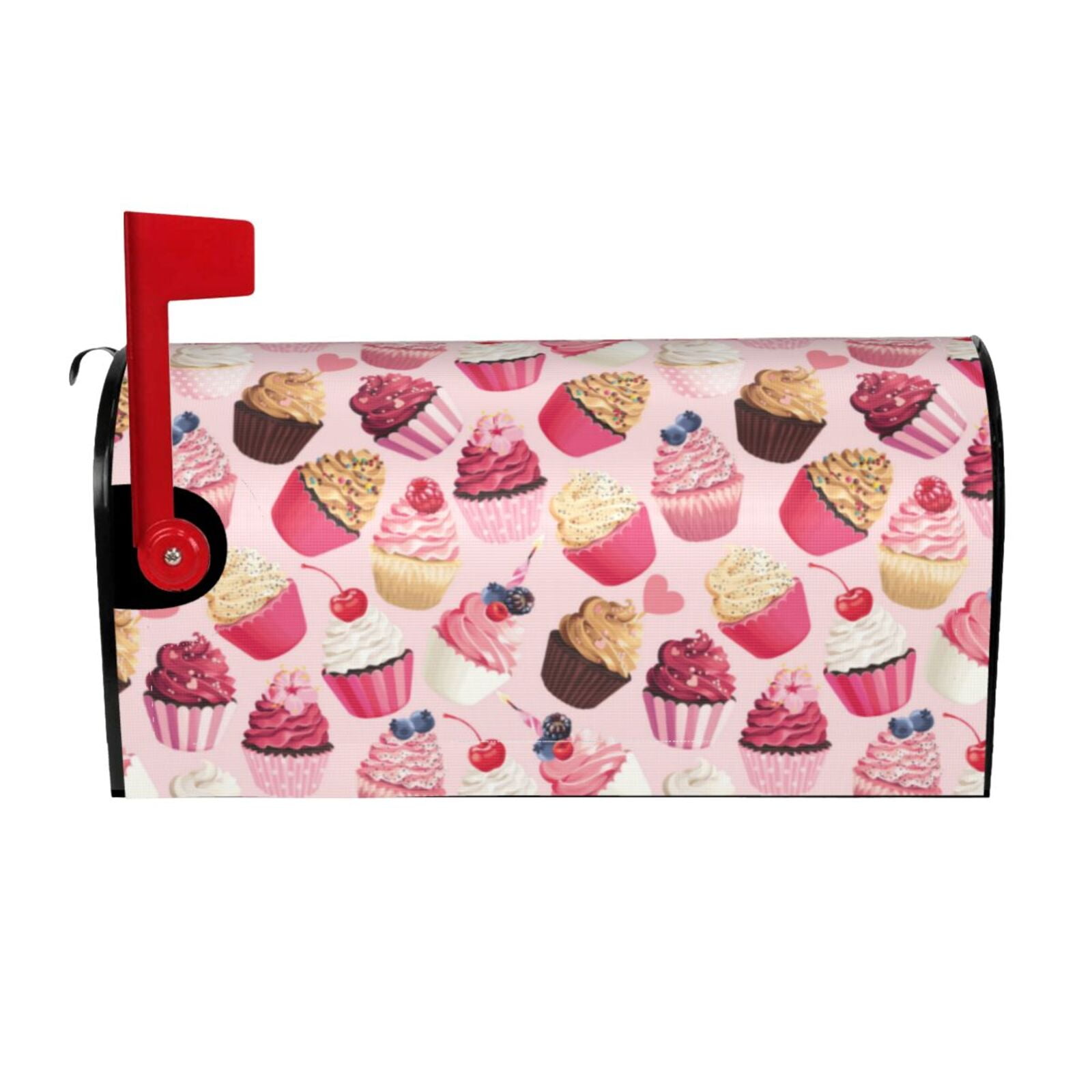 Mailbox Covers Magnetic Standard Size - Pink Fruit Ice Cream Print ...