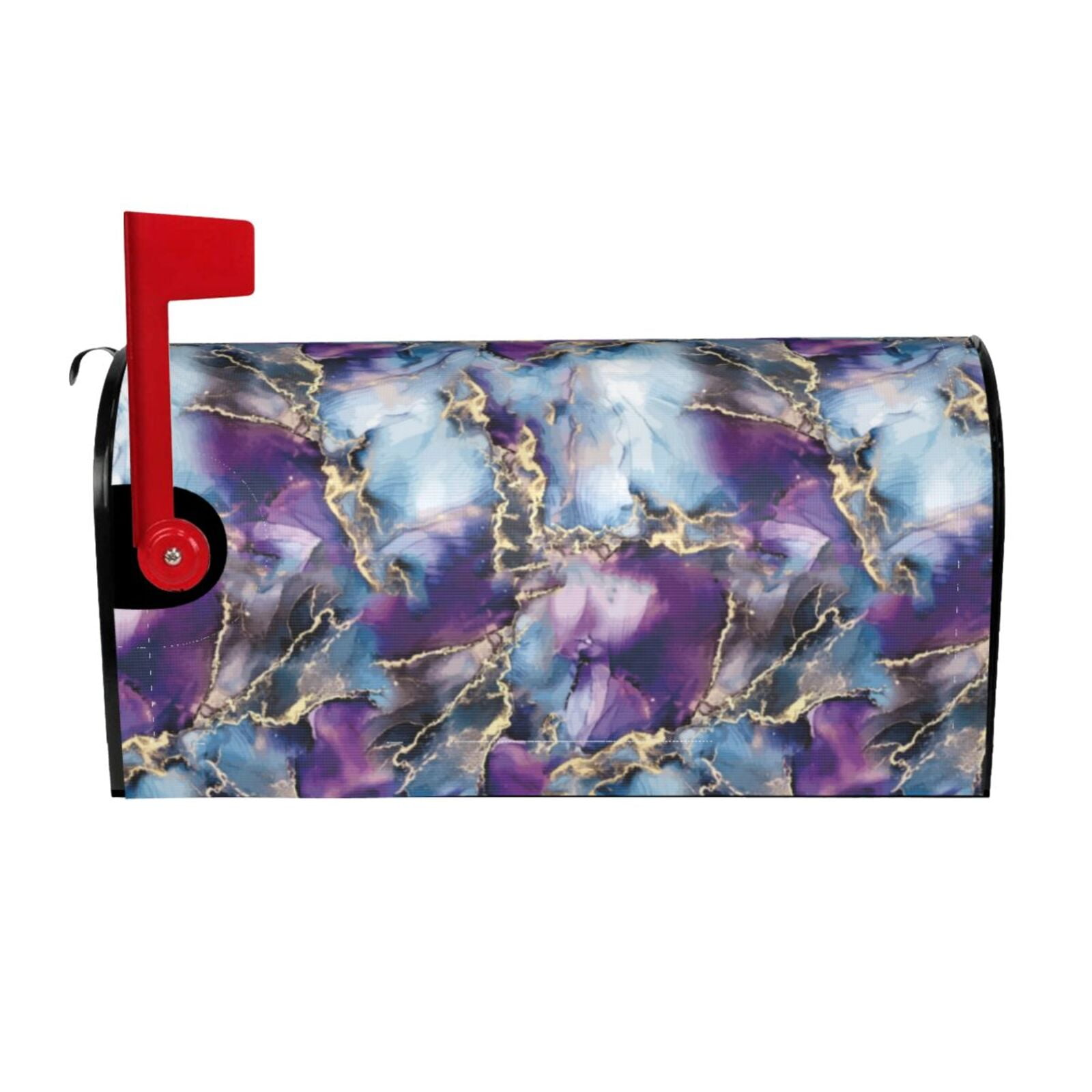 Mailbox Covers Magnetic Standard Size - Purple marble texture ...