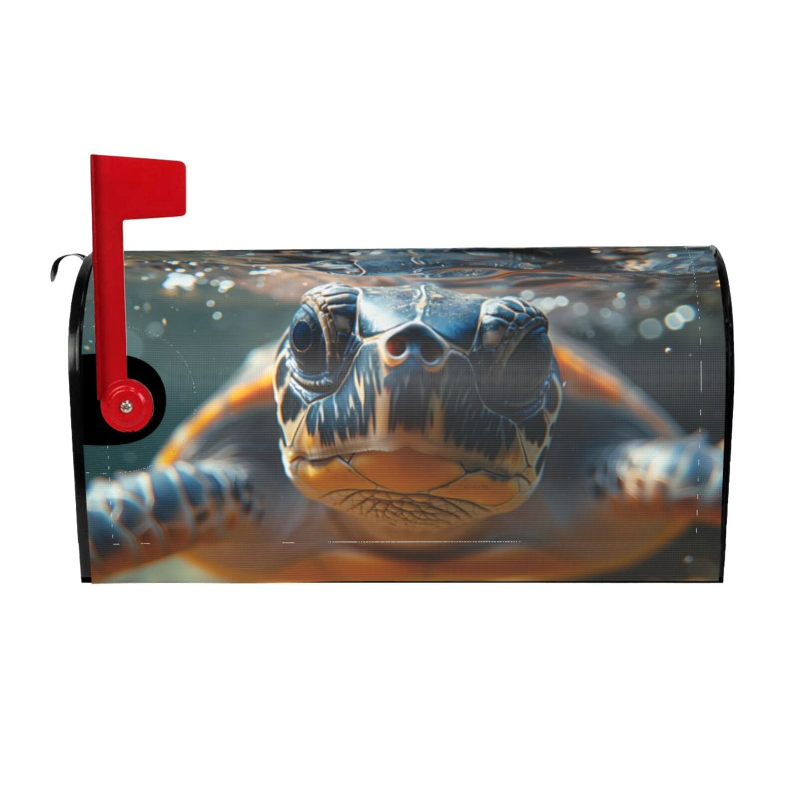 Mailbox Covers Magnetic Standard Size - Realistic Cute Sea Turtle ...