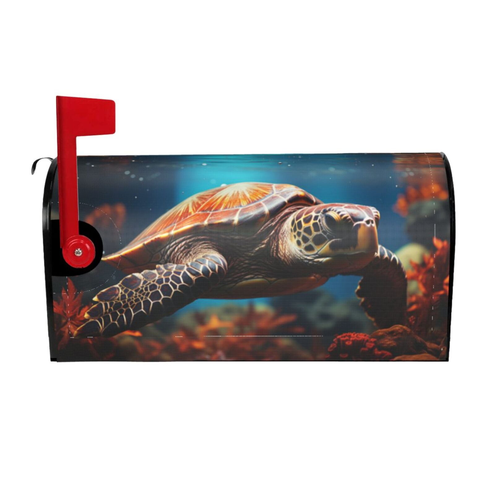 Mailbox Covers Magnetic Standard Size - Realistic Turtle Waterproof ...