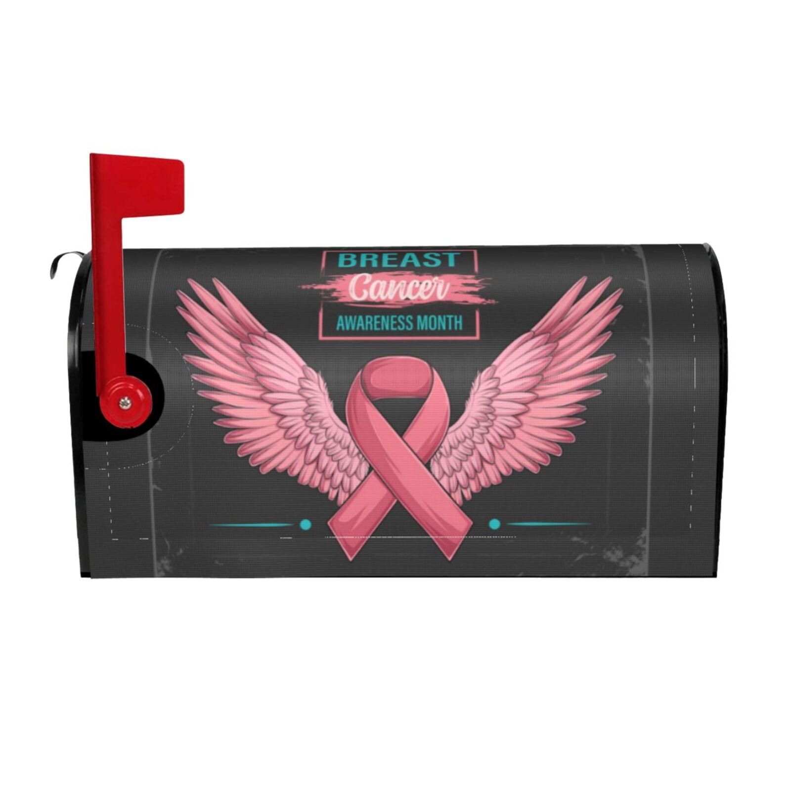Mailbox Covers Magnetic Standard Size - Ribbon With Angel Wings ...