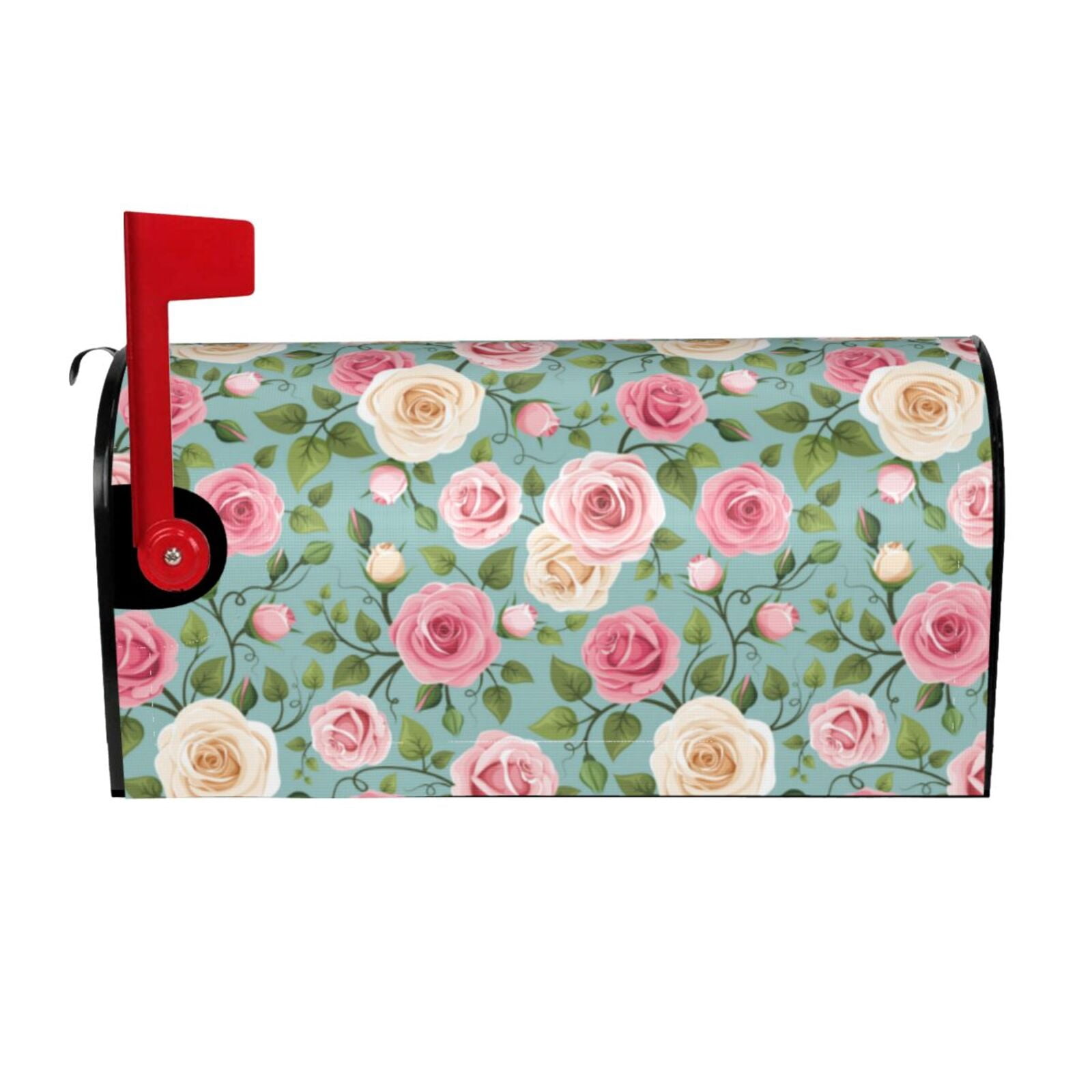 Mailbox Covers Magnetic Standard Size - Rose Flowers Temg Waterproof ...