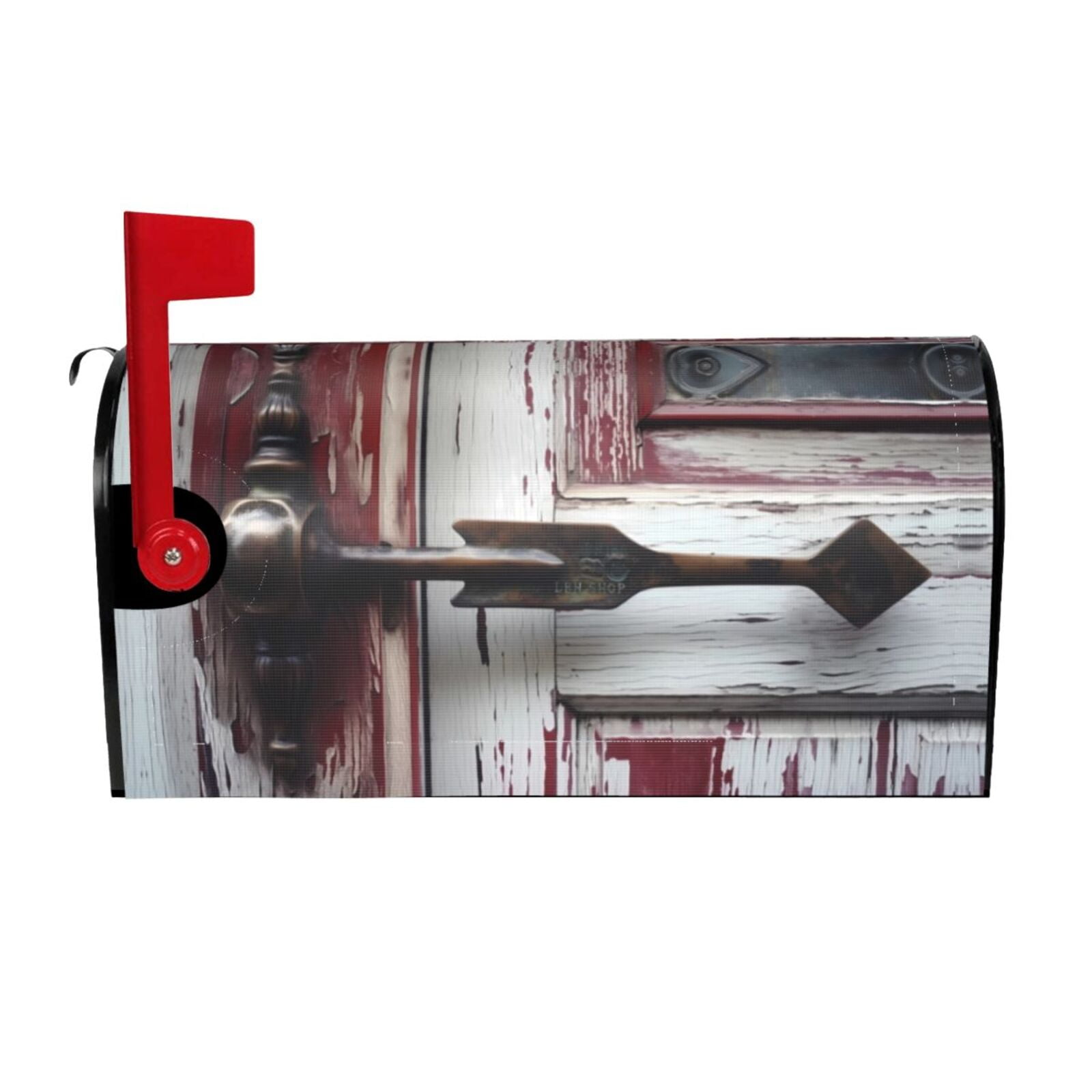 Mailbox Covers Magnetic Standard Size - Rustic Door Handle Closeup ...
