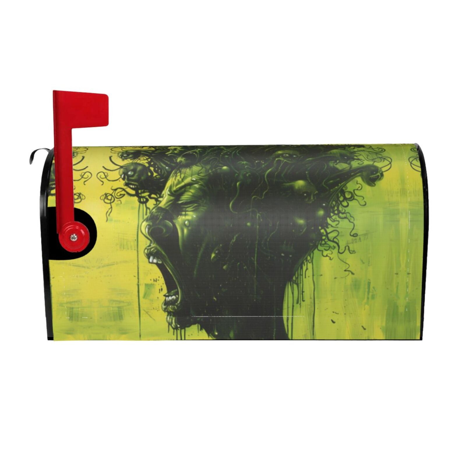 Mailbox Covers Magnetic Standard Size - Screaming Horror Art Waterproof ...