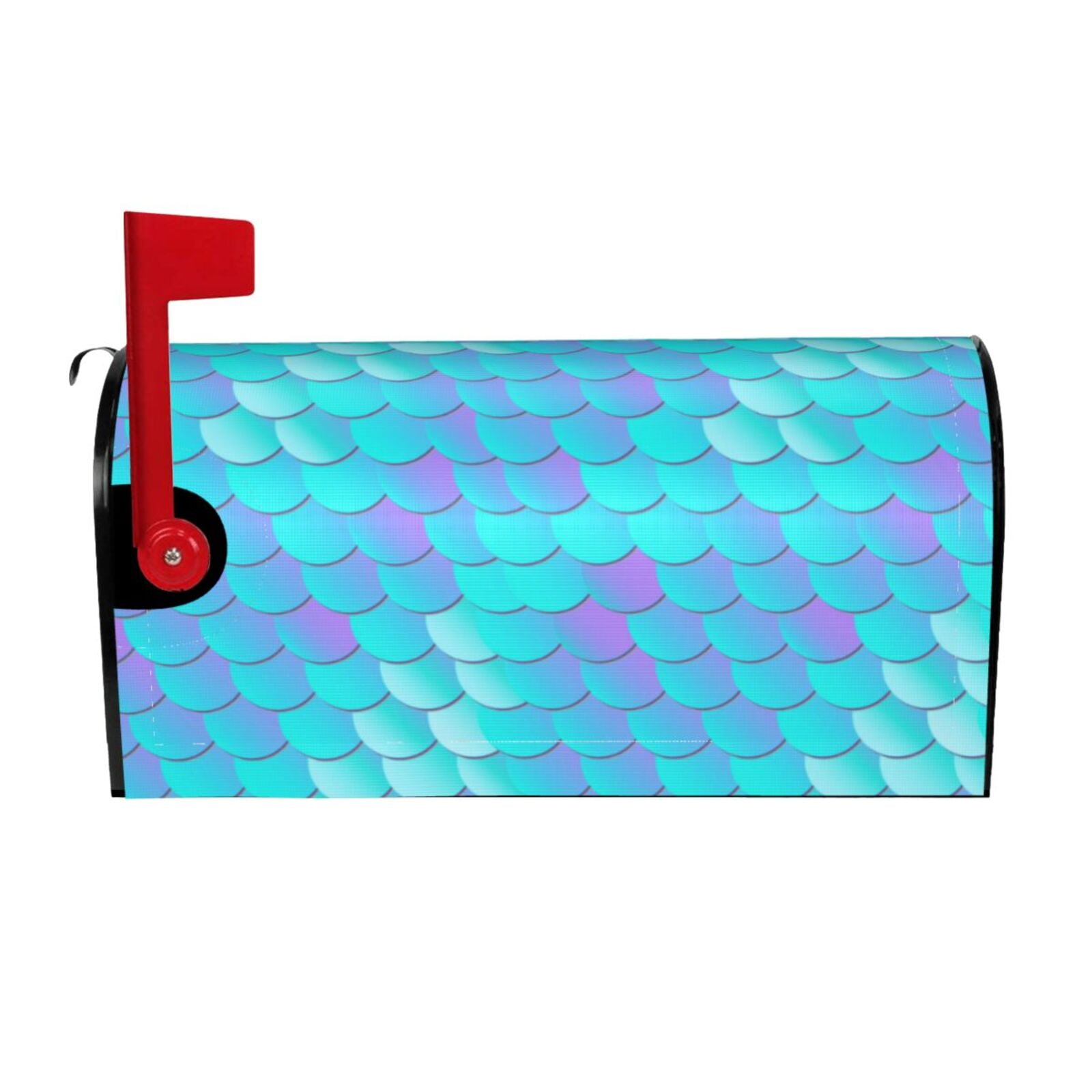 Mailbox Covers Magnetic Standard Size - Sequins texture blue fish scale ...
