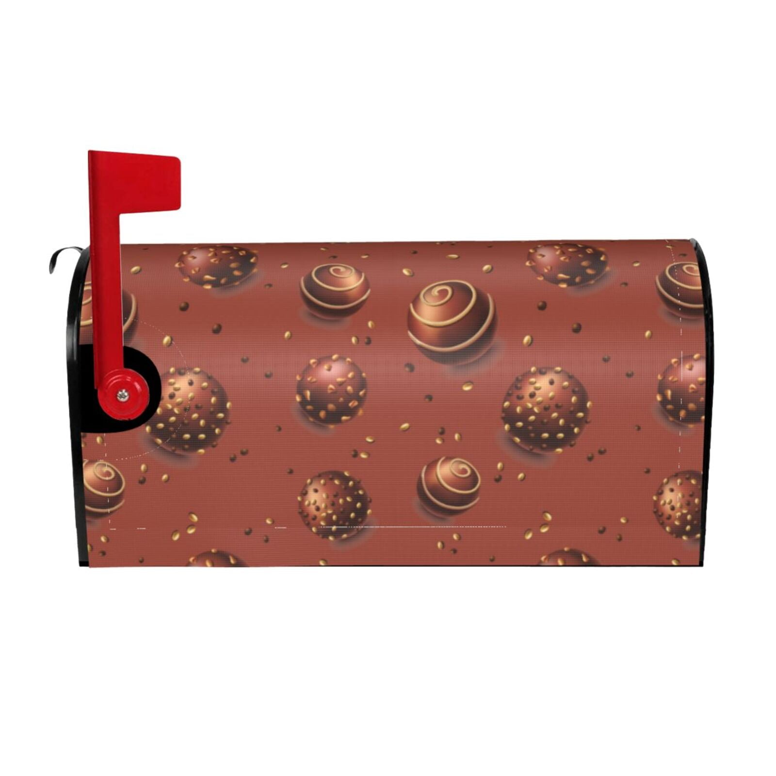 Mailbox Covers Magnetic Standard Size - Sesame Chocolate Print ...