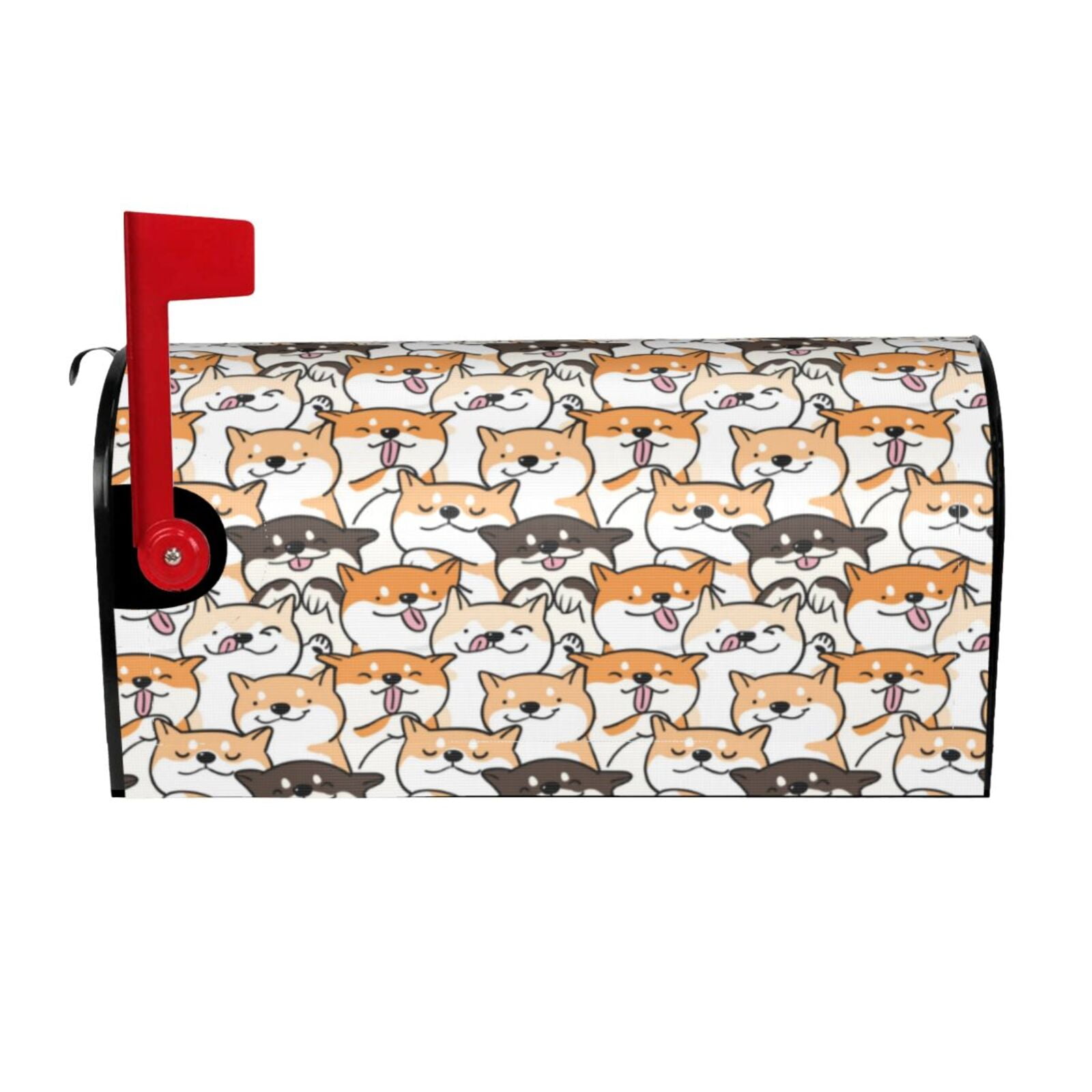Mailbox Covers Magnetic Standard Size - Shiba Inu Dog Waterproof ...