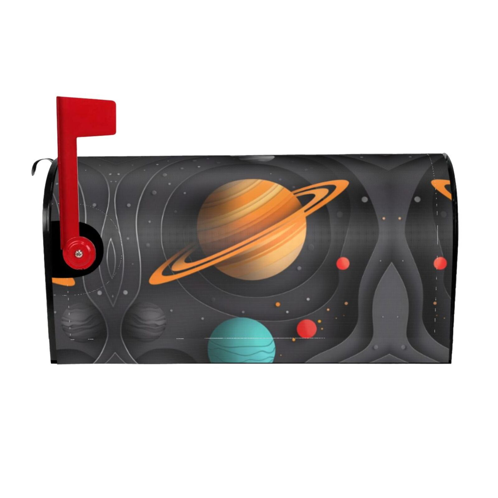 Mailbox Covers Magnetic Standard Size - Solar System Paper Art ...
